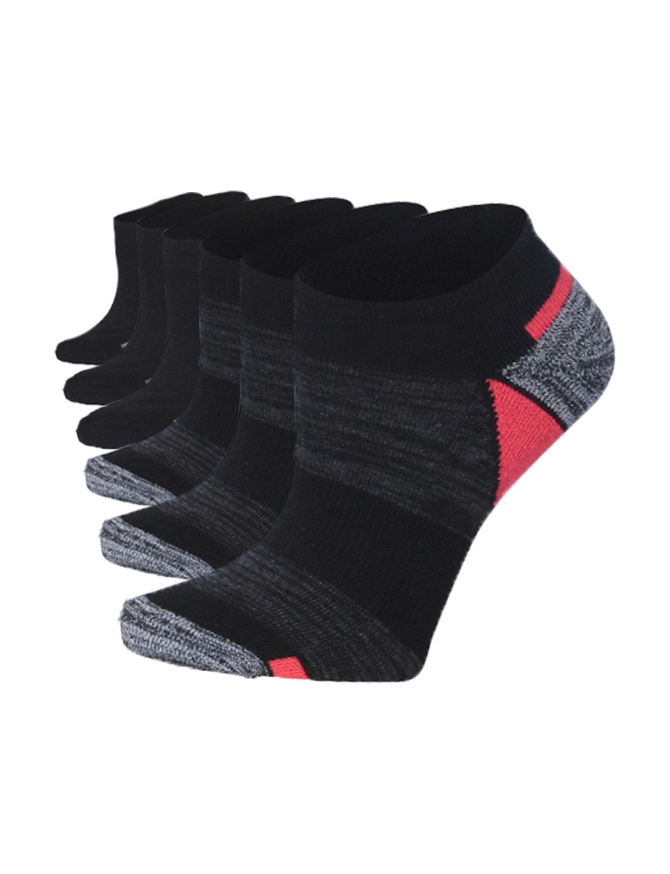 Tipi Toe Womens Moisture-Wicking Sports Socks Multicolor Bundle (6 ...