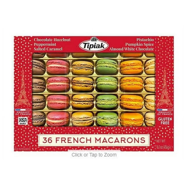 Tipiak French Macarons, Limited Edition, Variety Pack, 14.8 oz, 36 ct ...