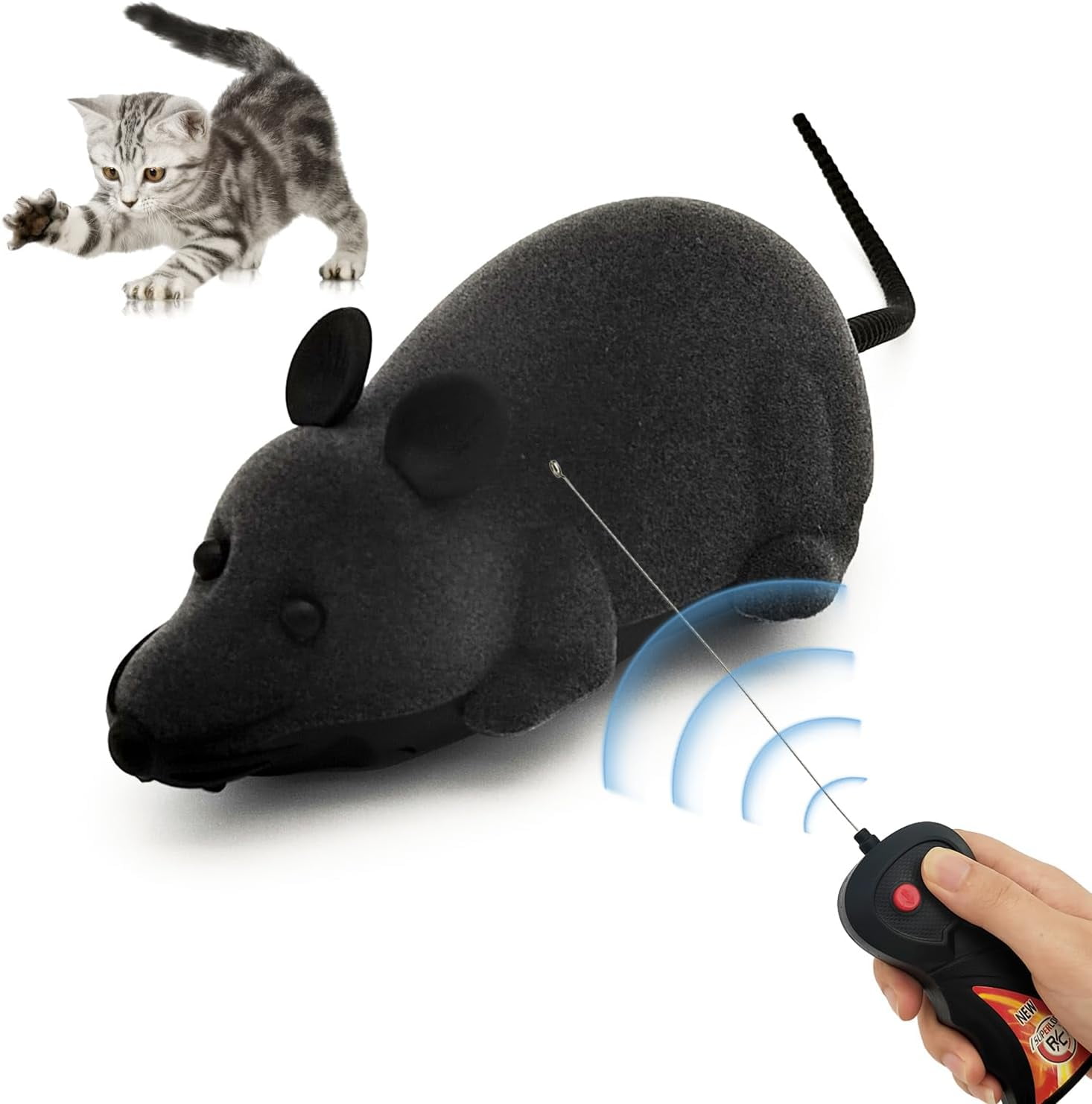 Tipmant Cute RC Mice Radio Remote Control Rat Animal Electric Car ...