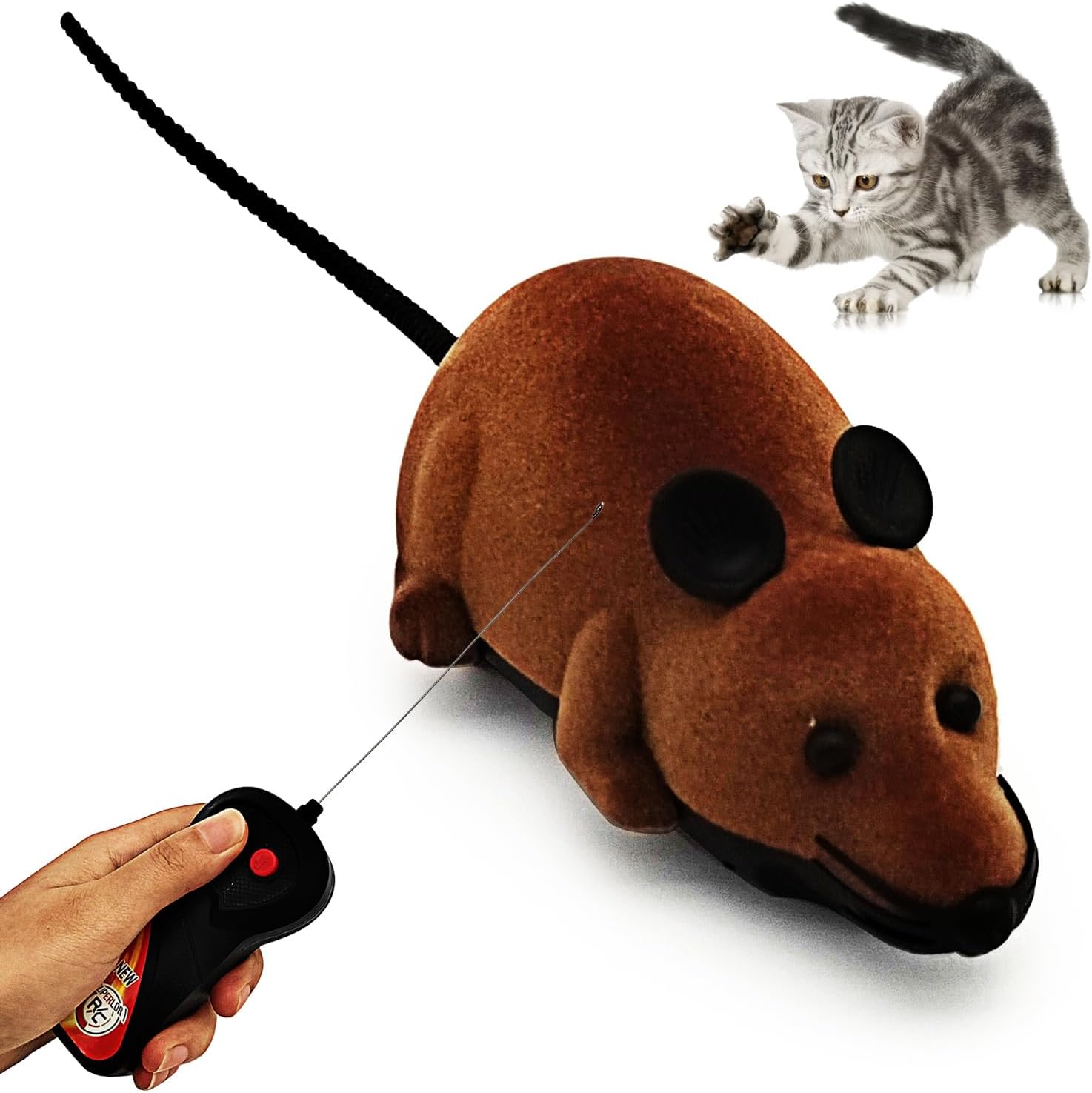Tipmant Cute RC Mice Radio Remote Control Rat Animal Electric Car ...