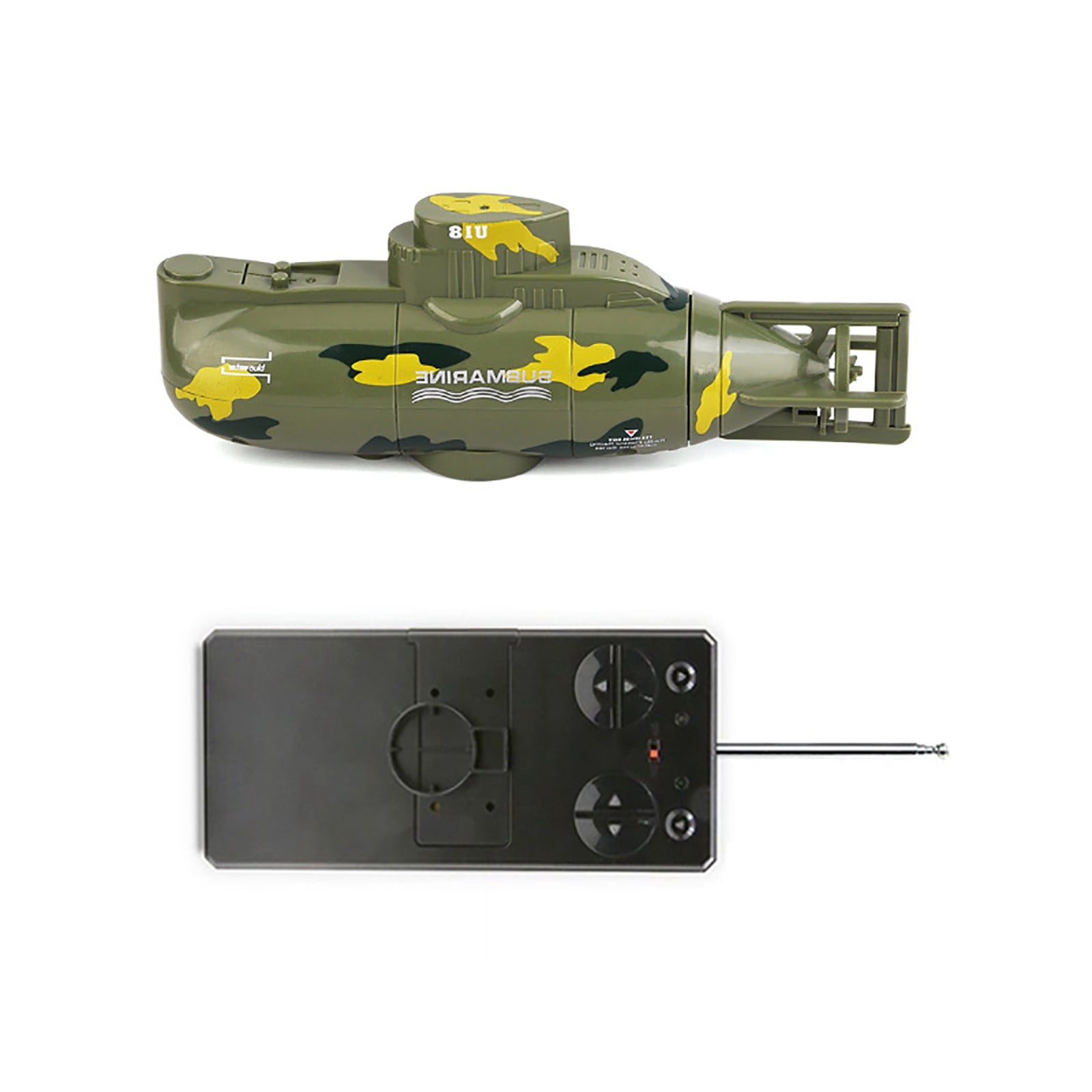 Tipmant Mini RC SubmarineRemote Control Boat ShipMilitary Model ...