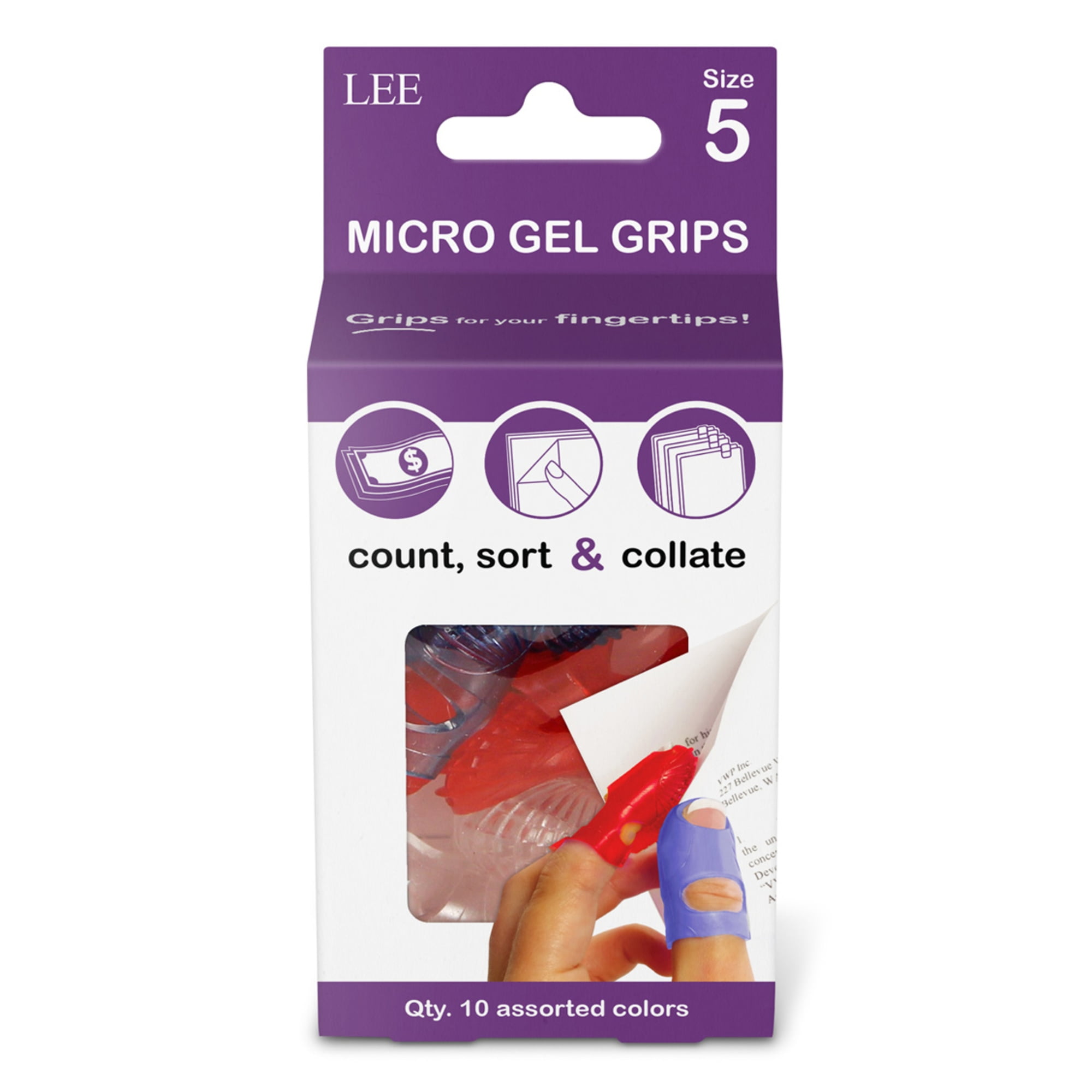 Tippi® Fingertip Grips, Assorted, #5, Pack Of 10 - Walmart.com