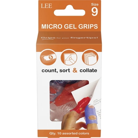 Swingline, SWI54019, Gripeez Molded Finger Tips, 1 Dozen, Blue ...