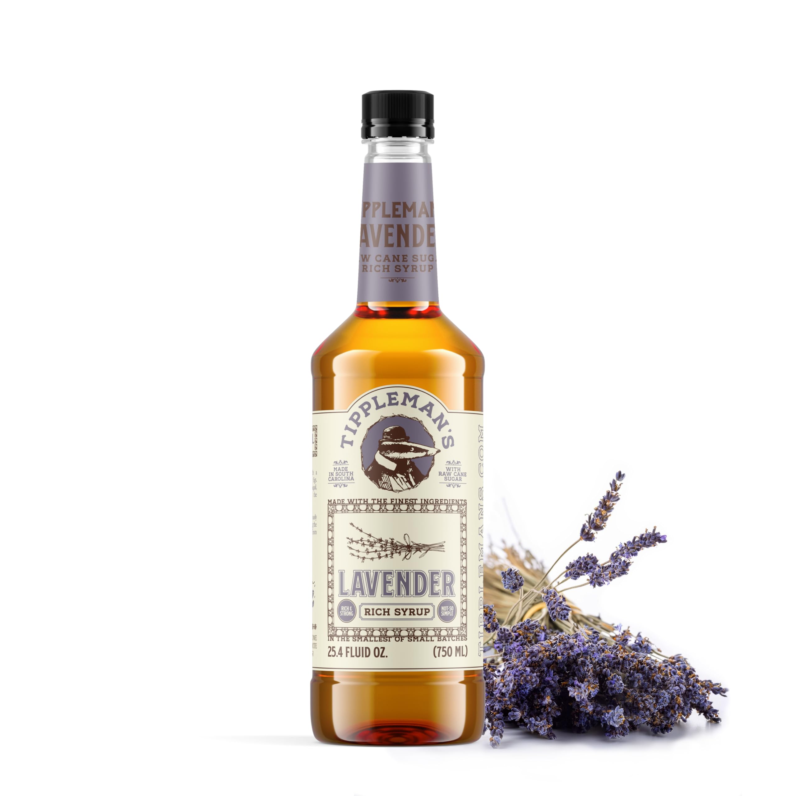 Tippleman's Lavender Coffee Syrup - Rich Flavor for Hot or Iced Drinks ...