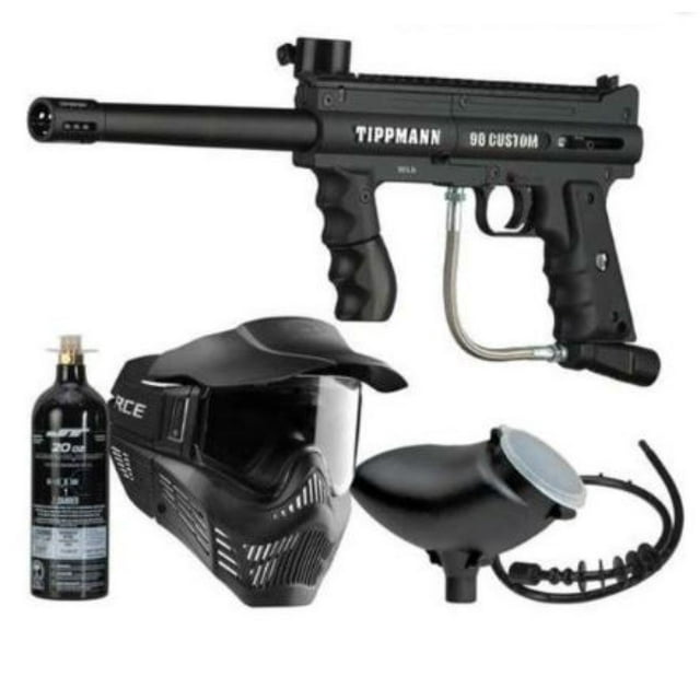 Tippmann 98 Paintball Marker Gun Power Bundle includes 20oz CO2 Tank ...