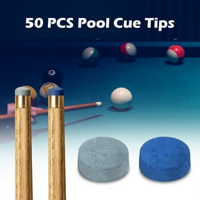 Uxcell Faux Leather 12mm & 13mm Pool Cue Tips, Snooker Billiard Stick ...