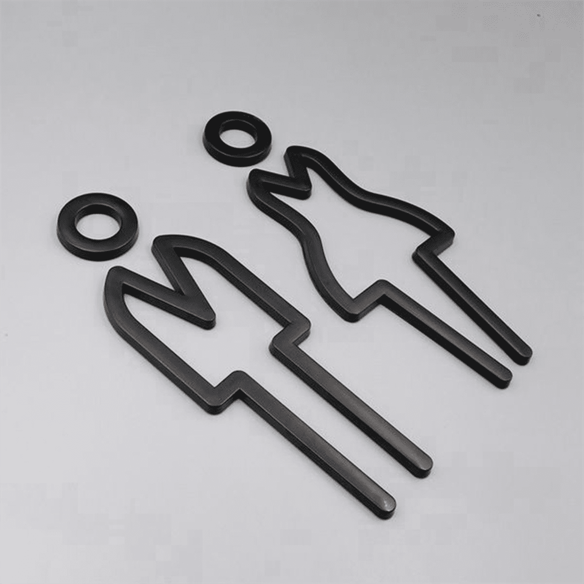 Tips Toilet Sign Plate Wash Room Door Wall Label Sticker Wc BathRoom ...