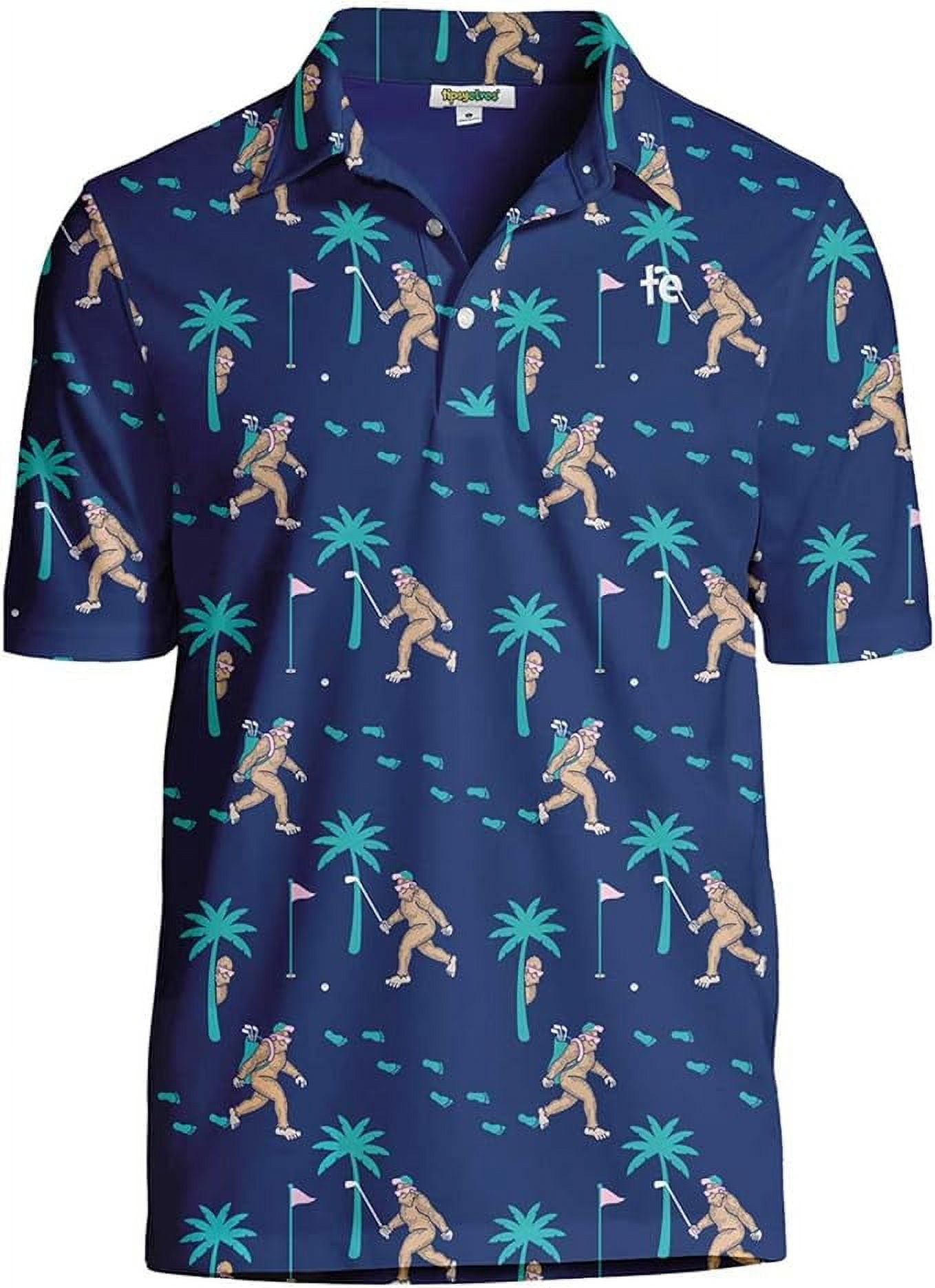 Tipsy Elves Golf Shirts for Men - Performance Athletic Fit Men's Golf ...