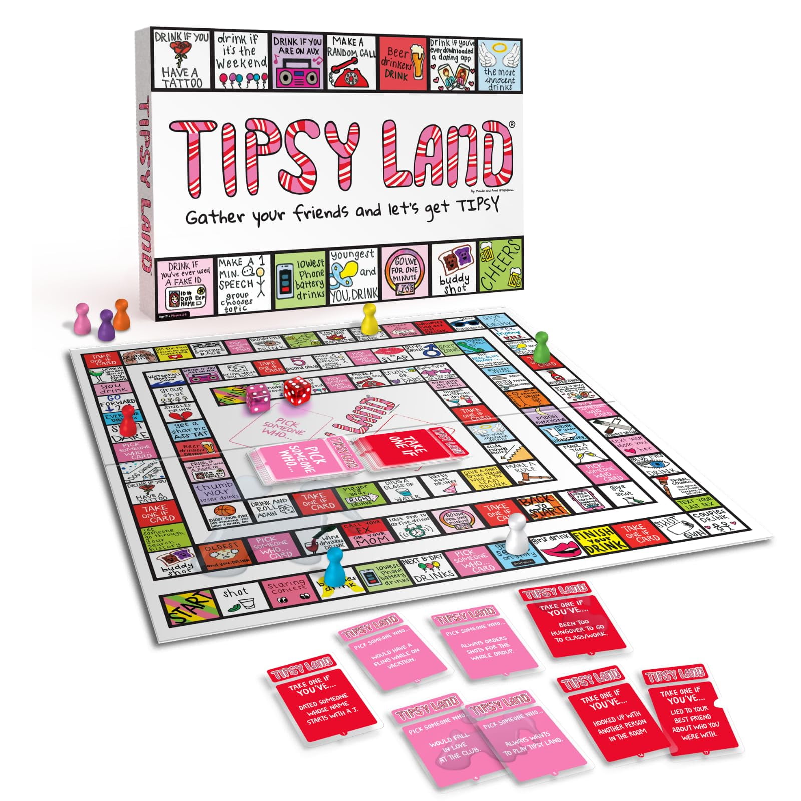 Tipsy Land Board Game - Walmart.com