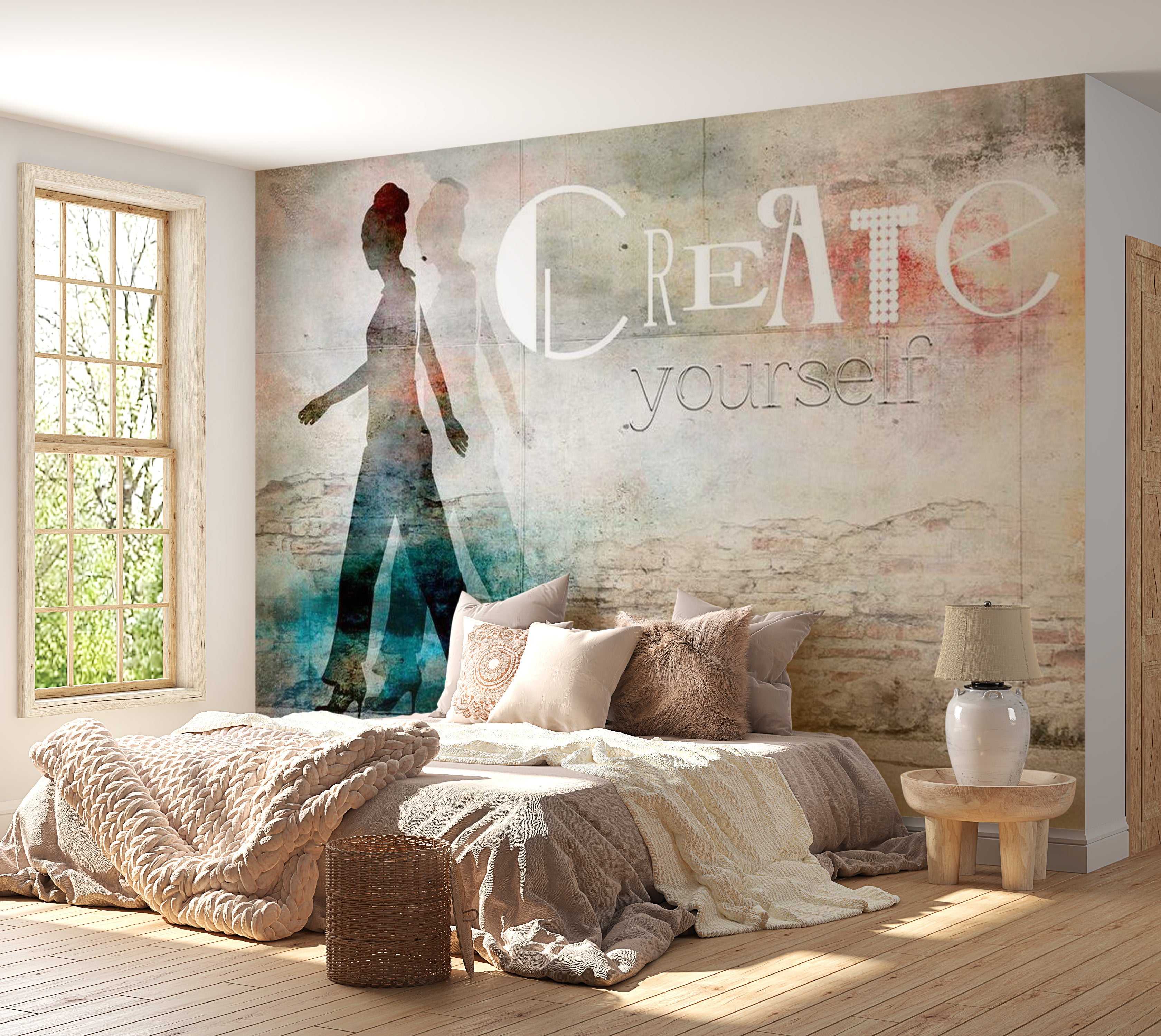 Tiptophomedecor Abstract Wallpaper Wall Mural - Create Yourself ...