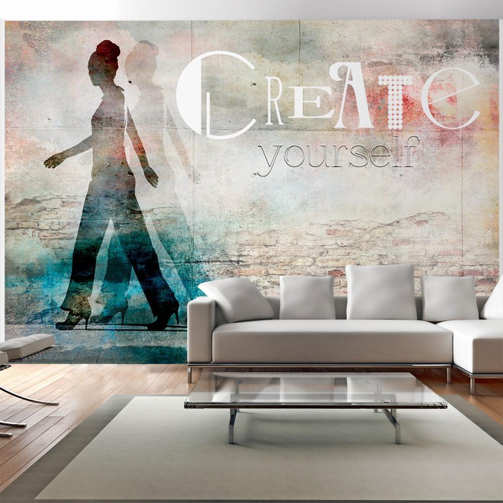 Tiptophomedecor Abstract Wallpaper Wall Mural - Create Yourself ...