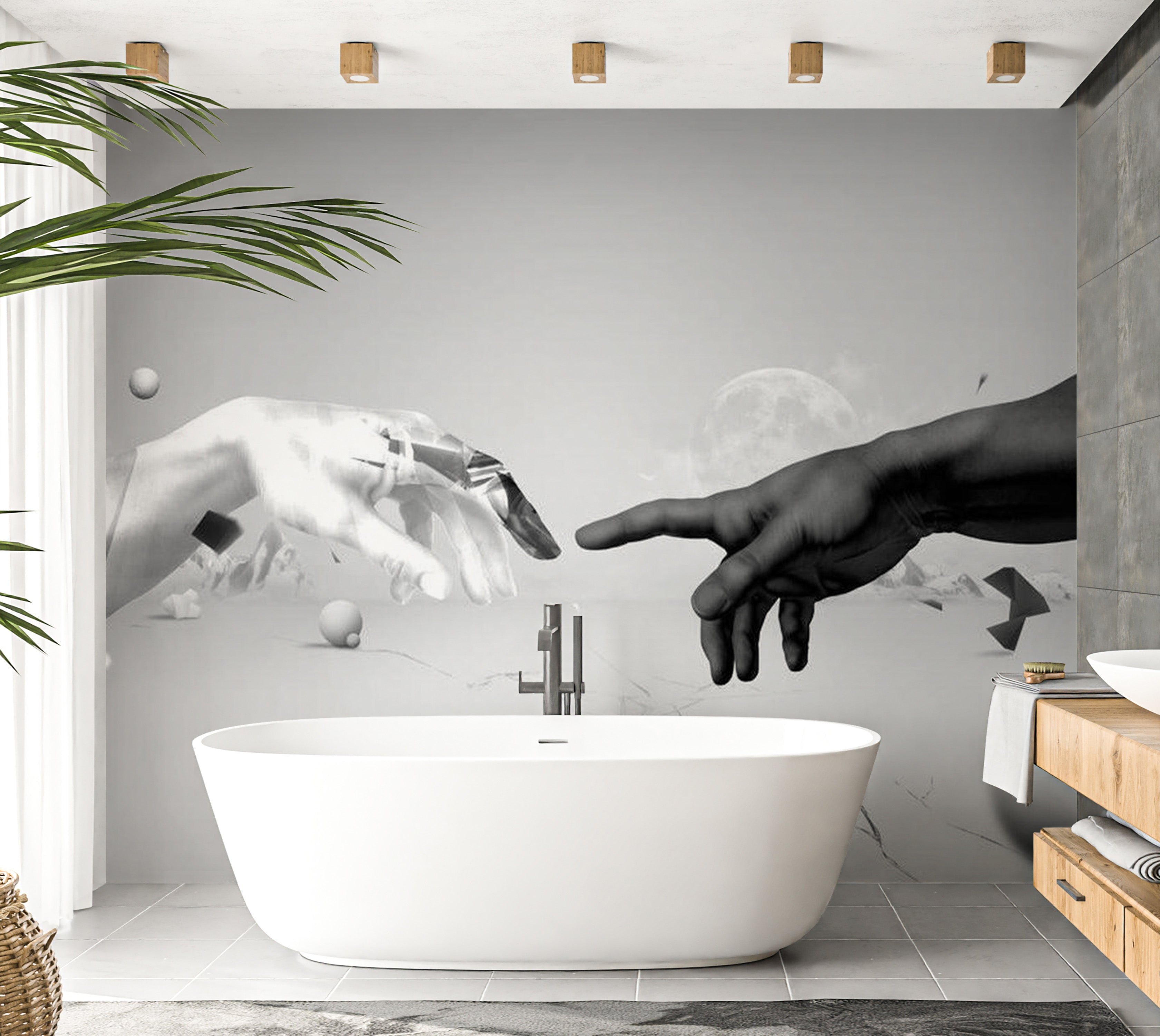 Tiptophomedecor Abstract Wallpaper Wall Mural - Intergalactic Touch ...