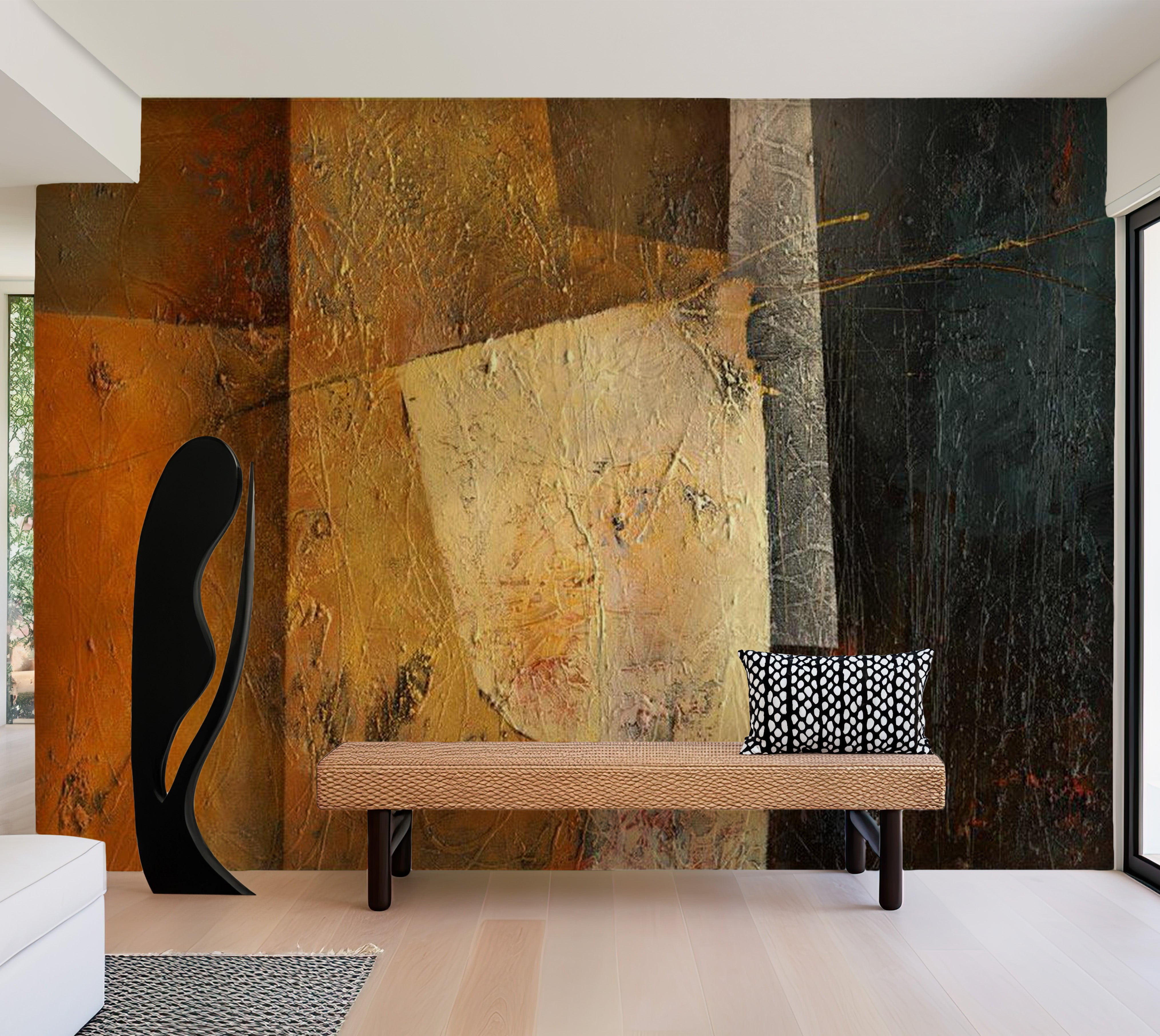 Tiptophomedecor Abstract Wallpaper Wall Mural - Modern Artistry ...