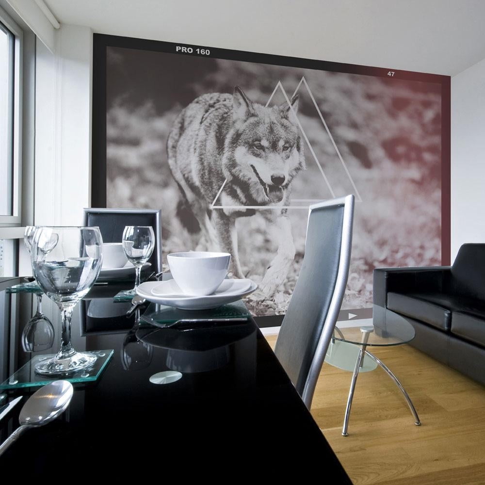 Tiptophomedecor Animal Wallpaper Wall Mural - Wolf - Photo - Walmart.com
