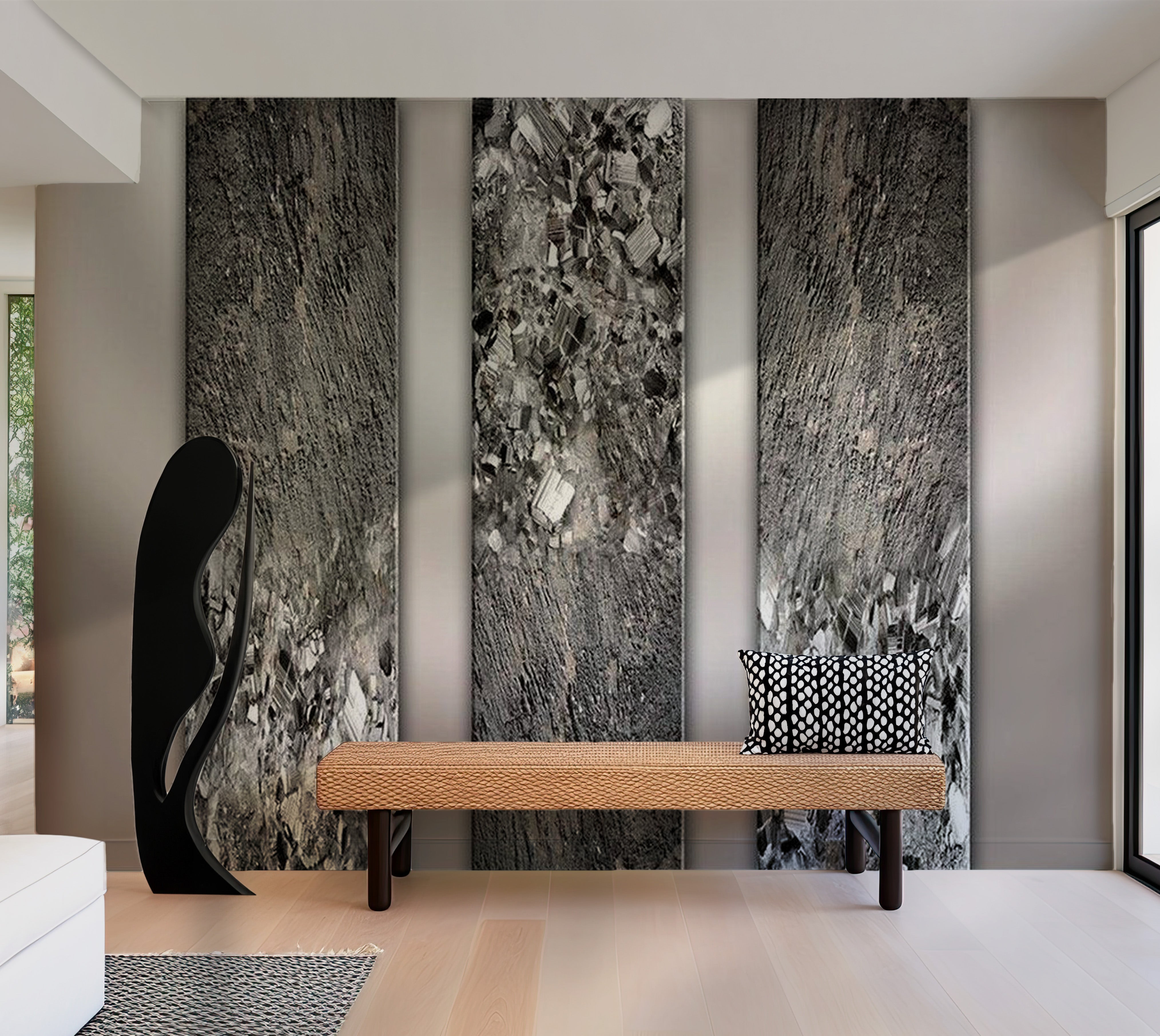 Tiptophomedecor Background & Patterns Wallpaper Wall Mural - Black ...