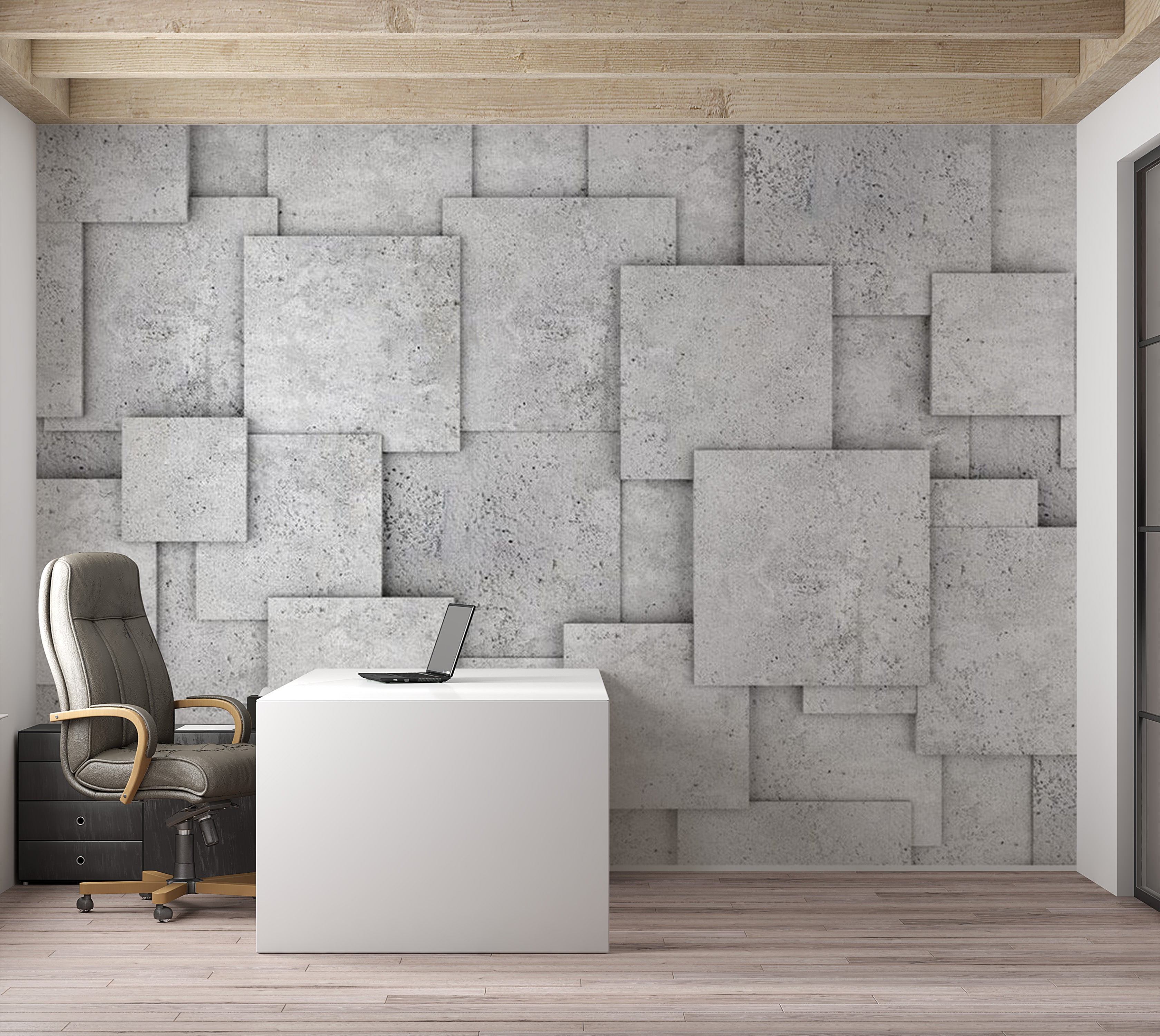 Tiptophomedecor Background & Patterns Wallpaper Wall Mural - Concrete ...
