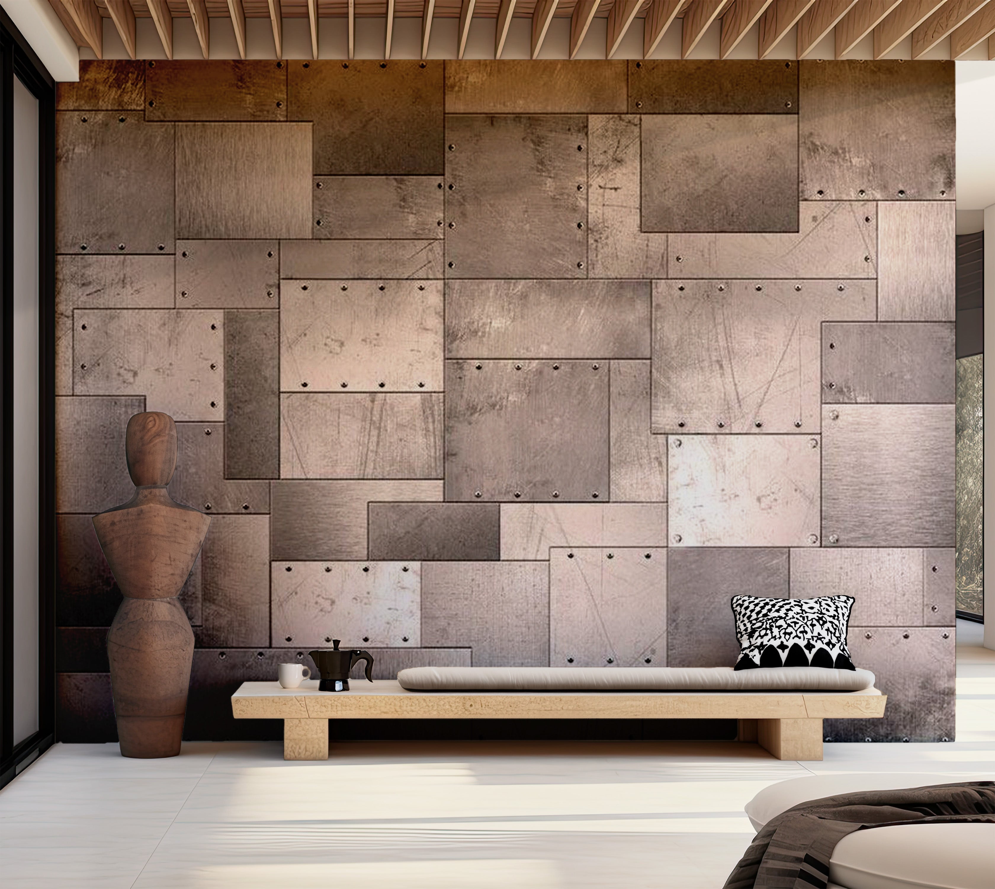 Tiptophomedecor Background & Patterns Wallpaper Wall Mural - Industrial ...
