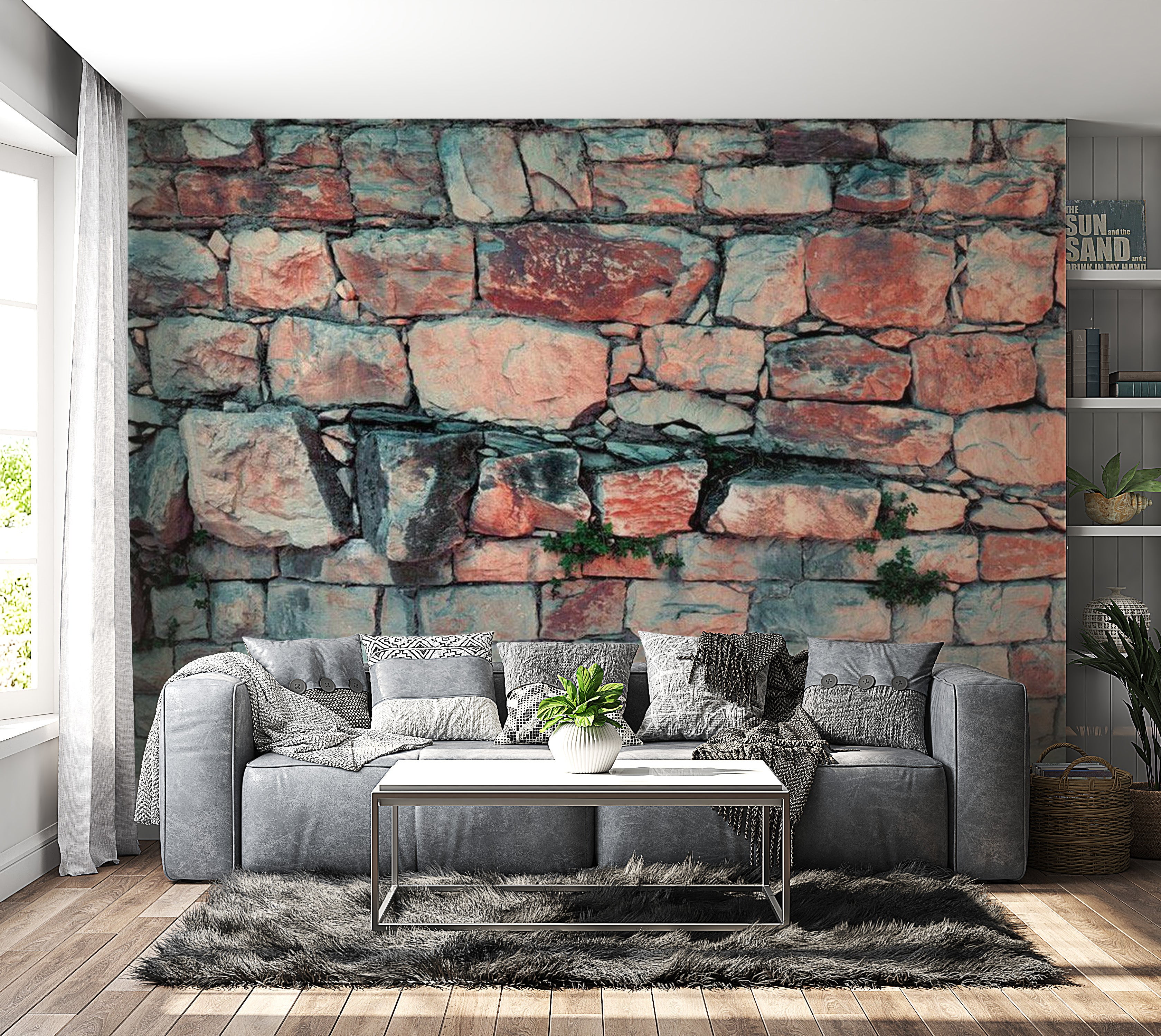 Tiptophomedecor Background & Patterns Wallpaper Wall Mural - Old ...