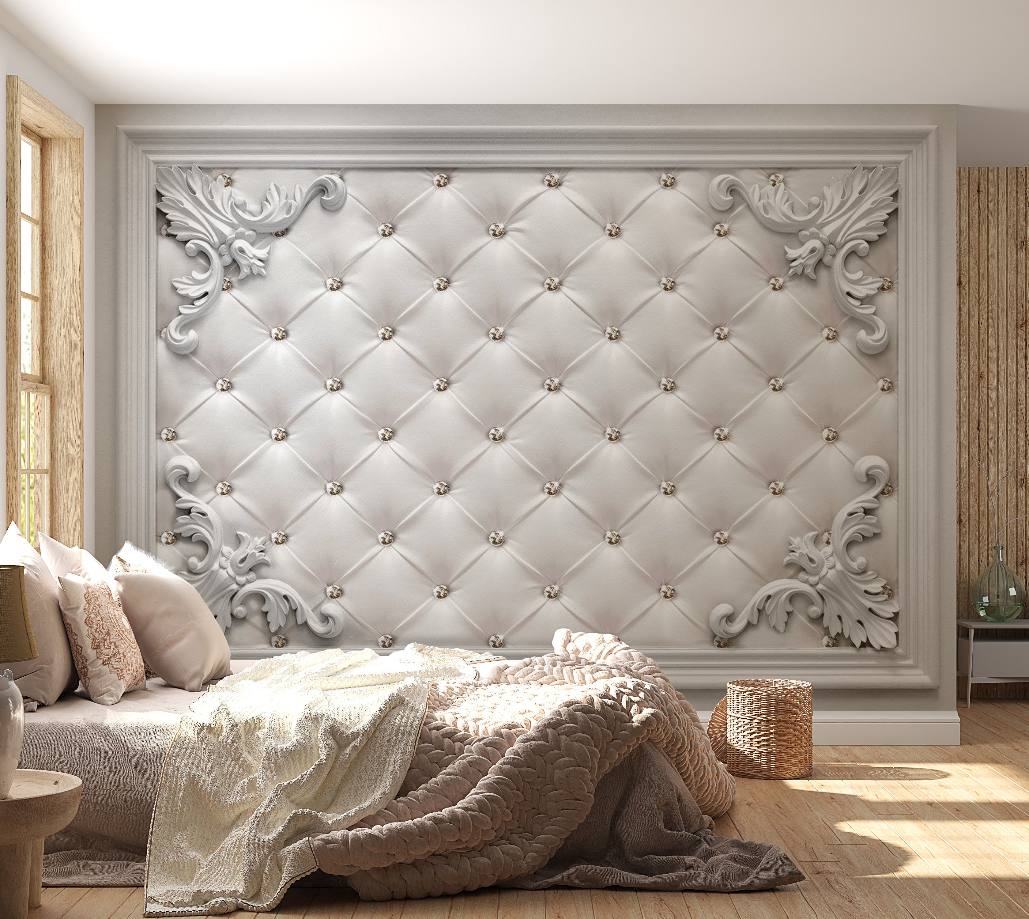 Tiptophomedecor Background & Patterns Wallpaper Wall Mural - Quilted ...