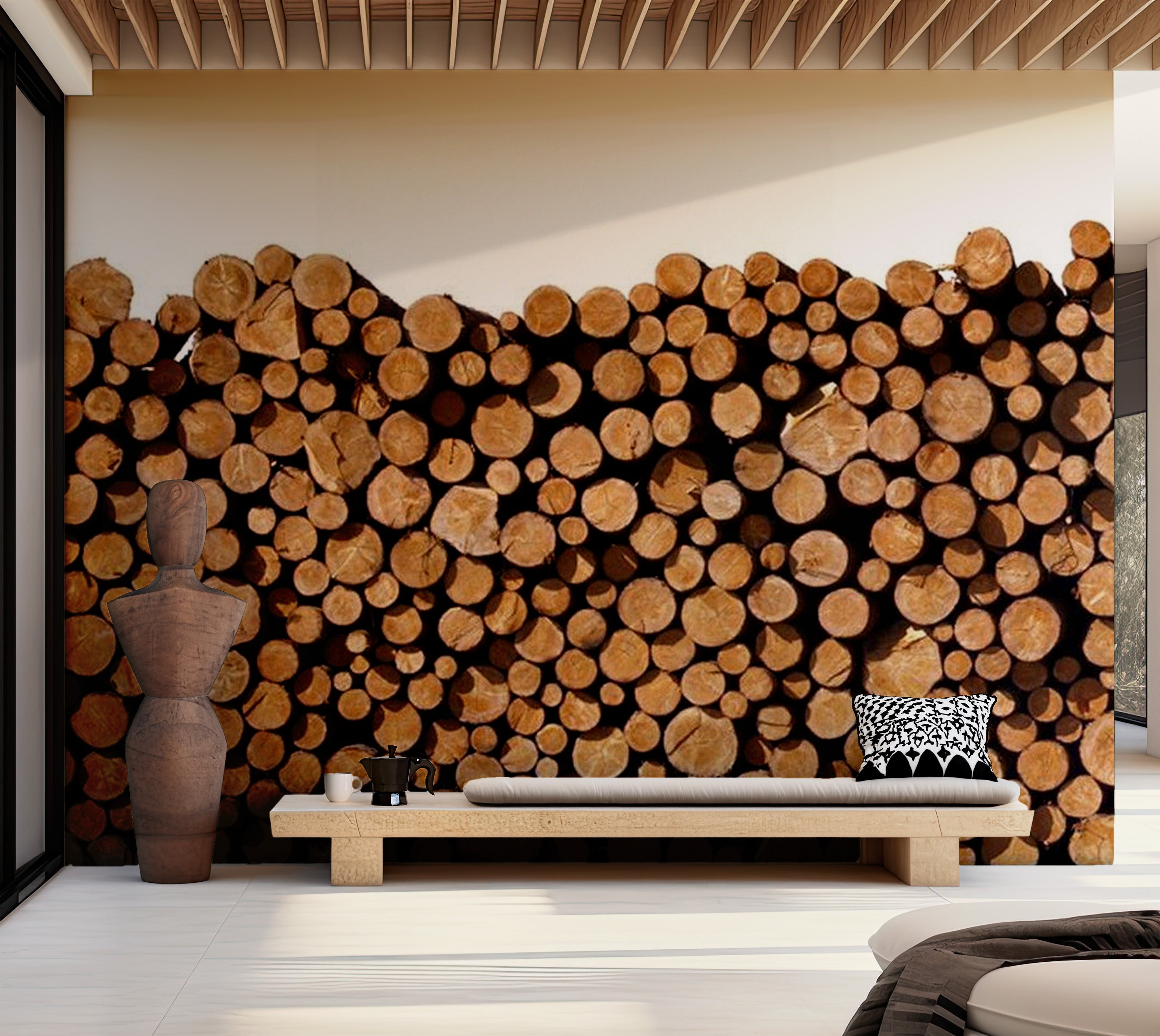 Tiptophomedecor Background & Patterns Wallpaper Wall Mural - Stacked ...