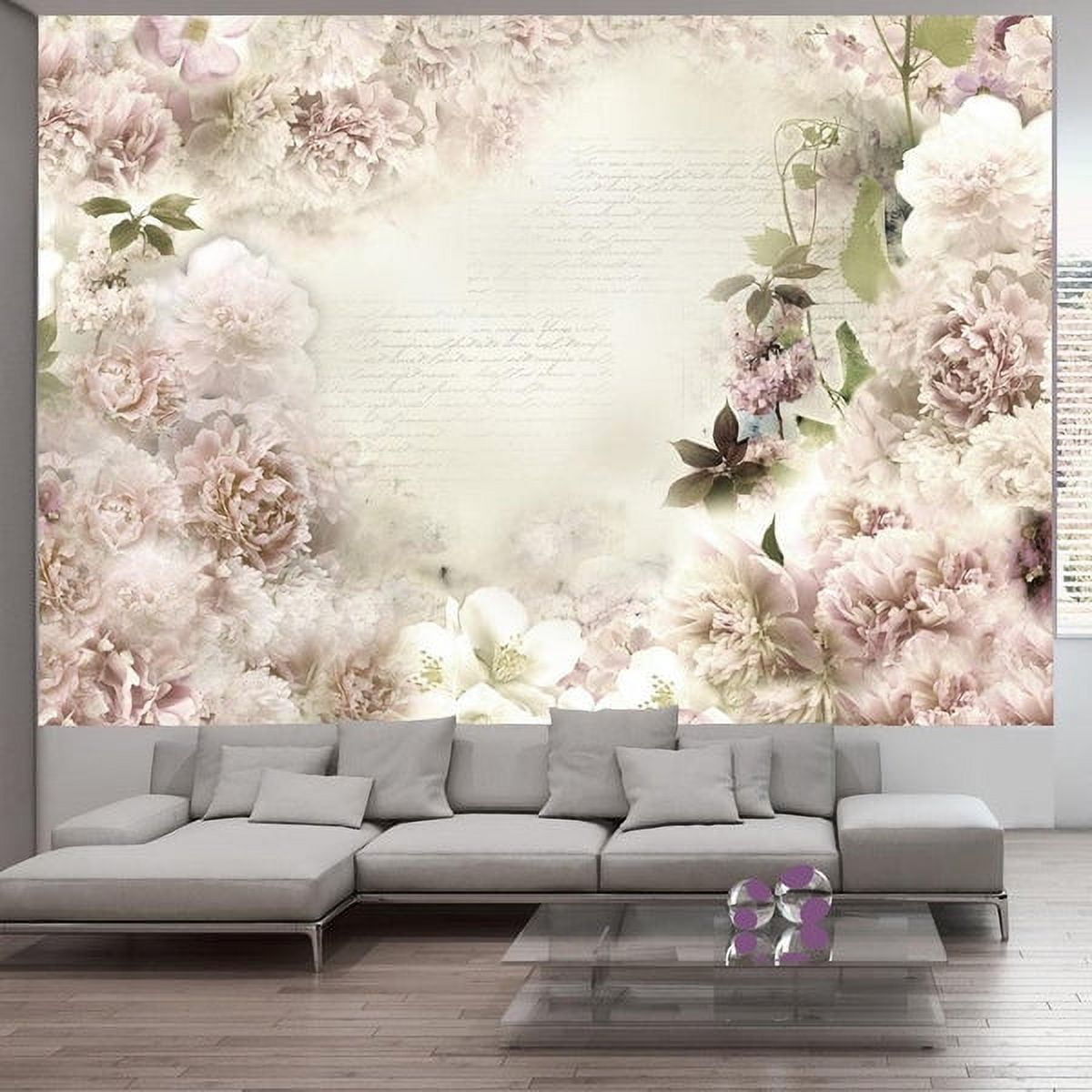 Tiptophomedecor Floral Wallpaper Wall Mural - Subtle Scent - Walmart.com