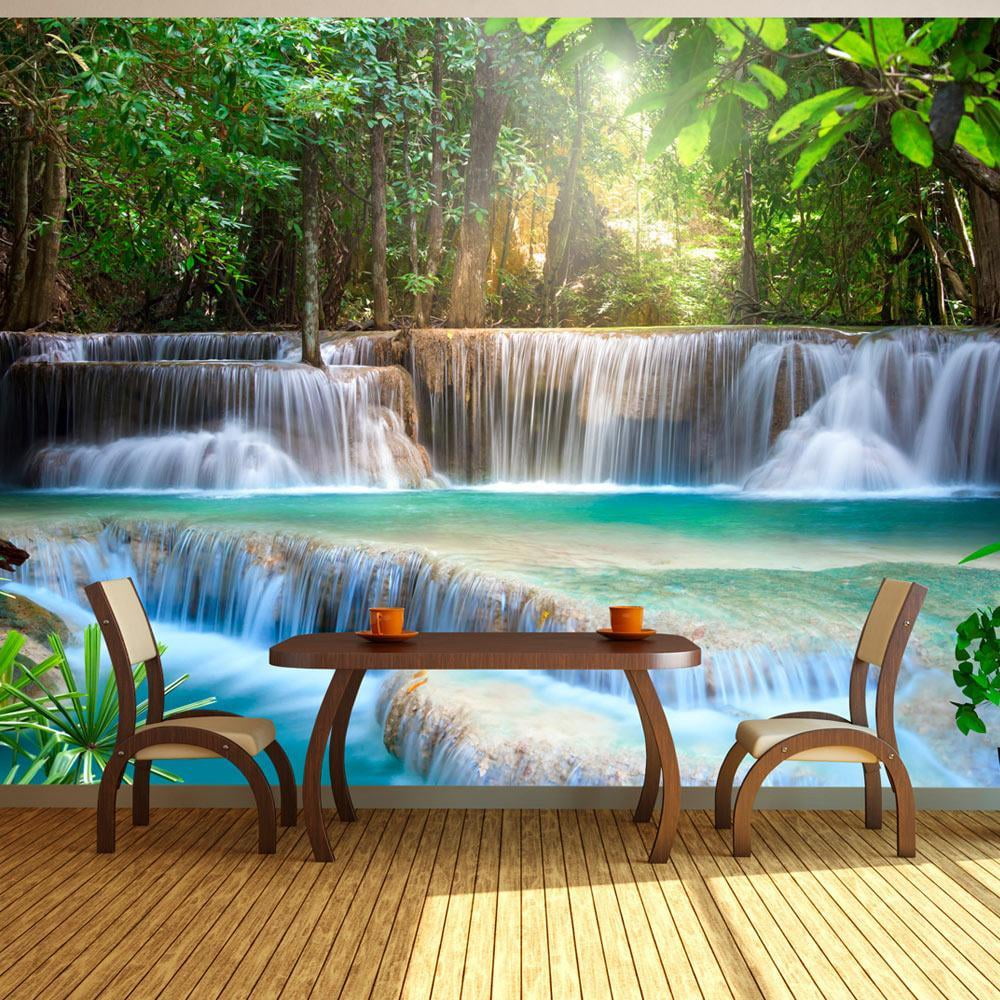 Tiptophomedecor Landscape Wallpaper Wall Mural - Awakening Of Nature ...
