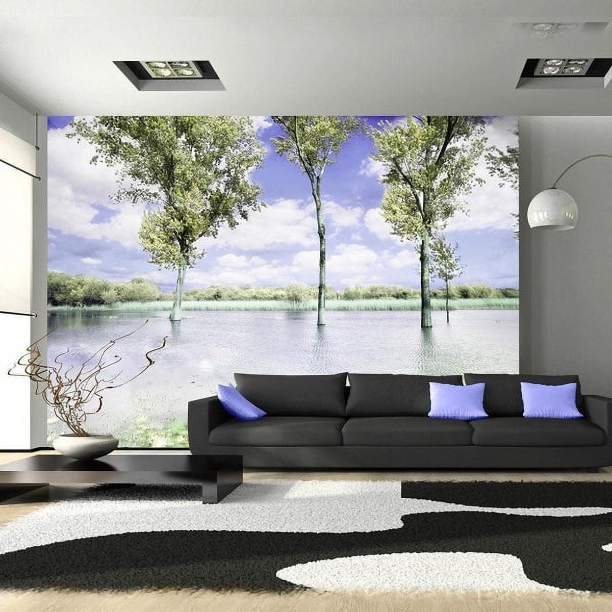 Tiptophomedecor Landscape Wallpaper Wall Mural - Spring Scenery ...