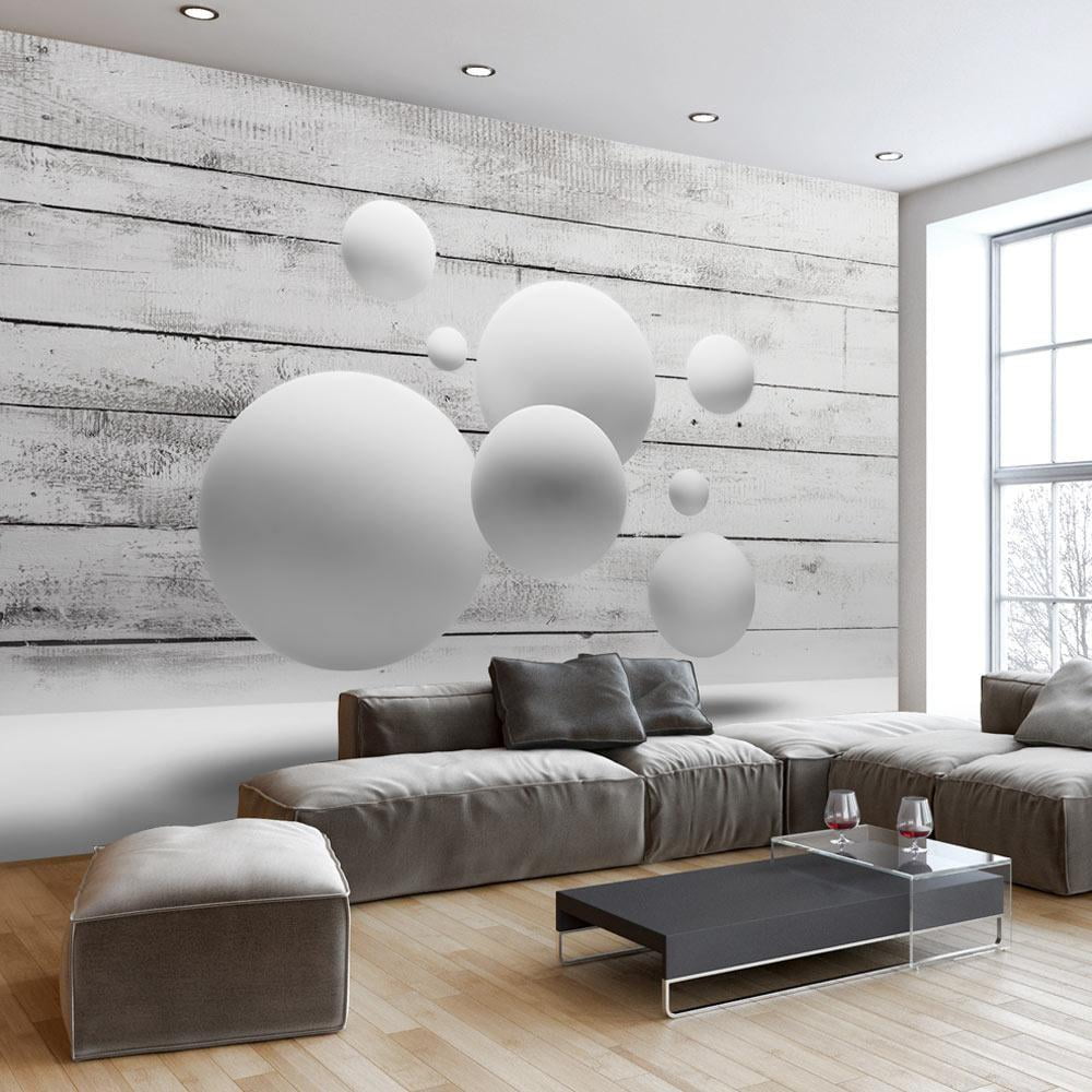 Tiptophomedecor Peel and Stick 3D Illusion Wallpaper Wall Mural - Balls ...