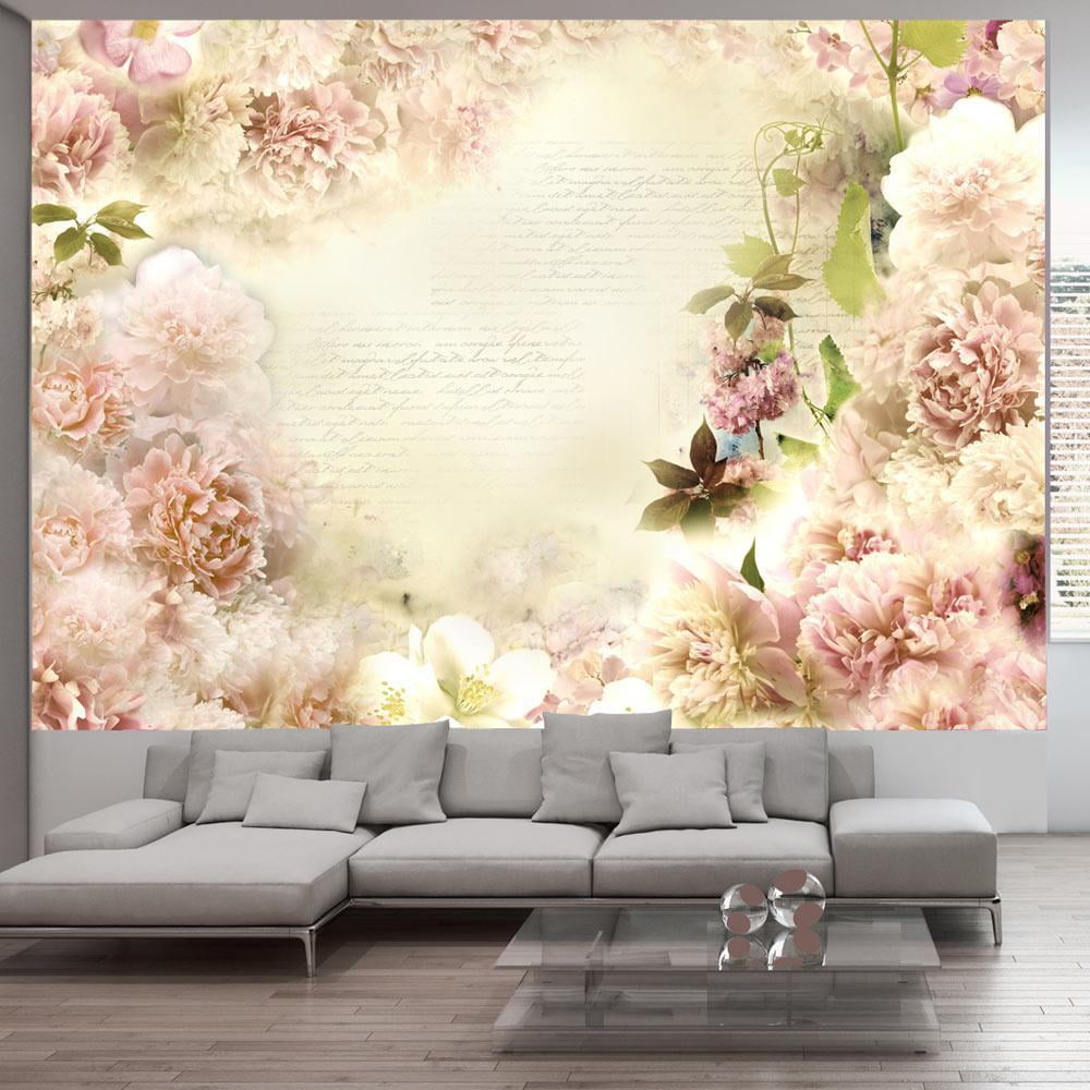 Tiptophomedecor Peel and Stick Floral Wallpaper Wall Mural - Spring ...