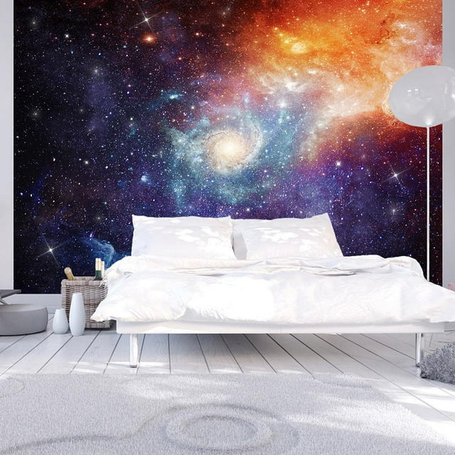 Tiptophomedecor Peel and Stick Space Wallpaper Wall Mural - Galaxy ...