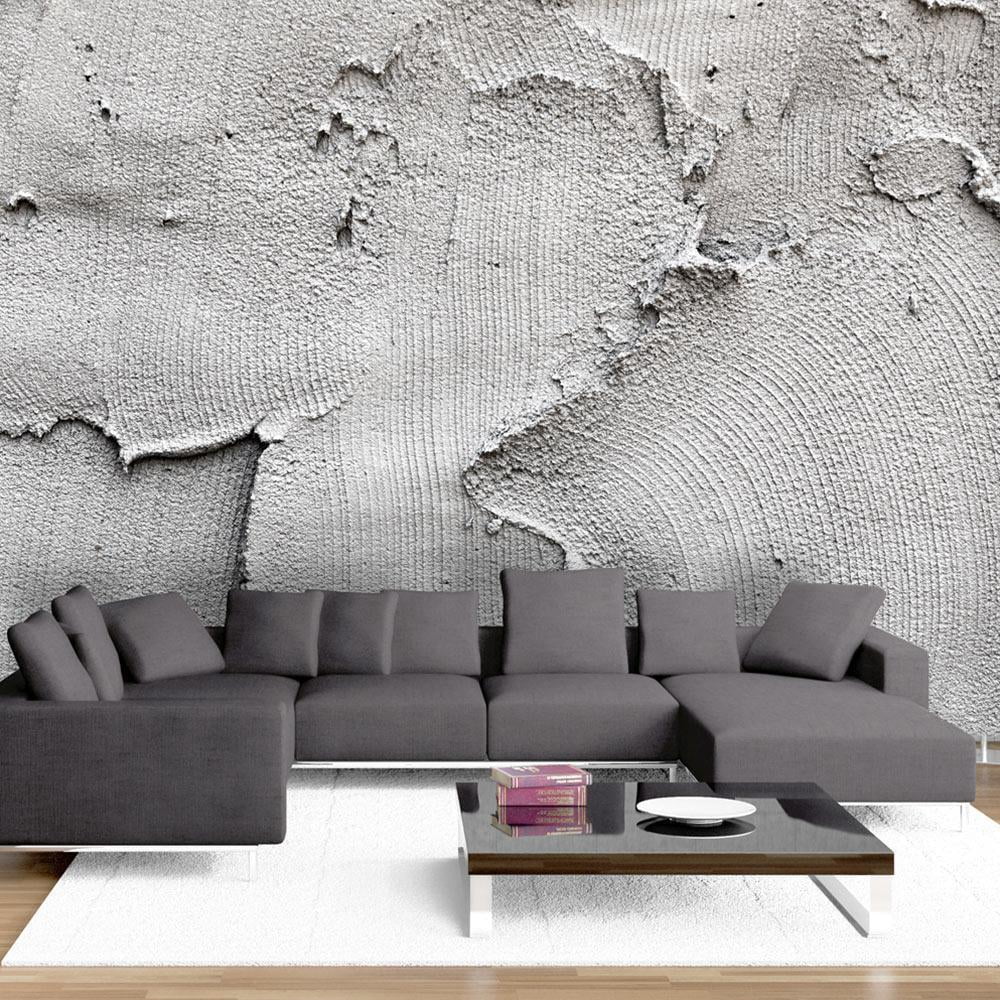Tiptophomedecor Peel and Stick Wallpaper Wall Mural - Concrete Rough ...