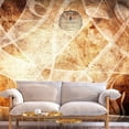 Tiptophomedecor Peel and Stick Wallpaper Wall Mural - Terracotta Art ...
