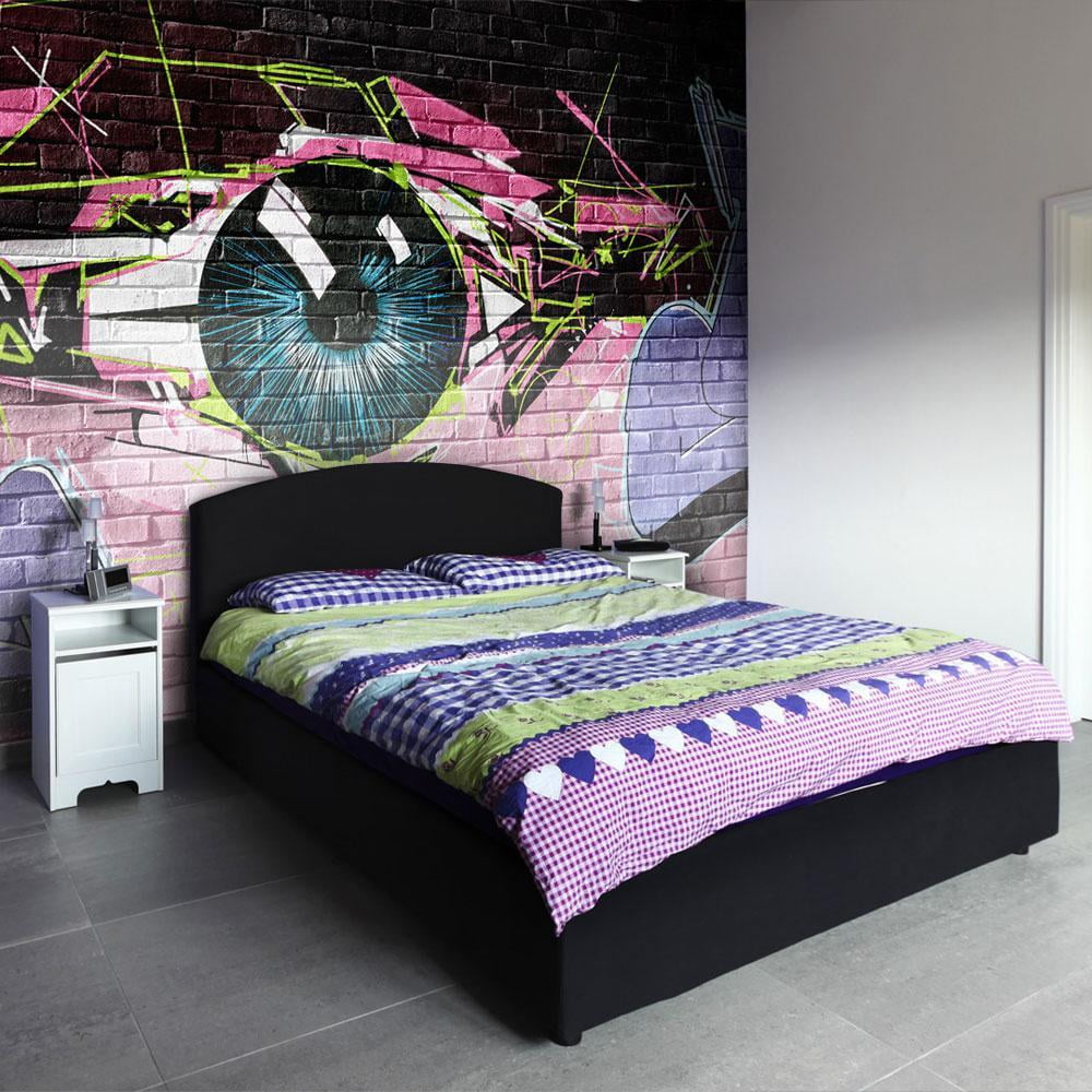 Tiptophomedecor Street Art Wallpaper Wall Mural - Eye Graffiti ...