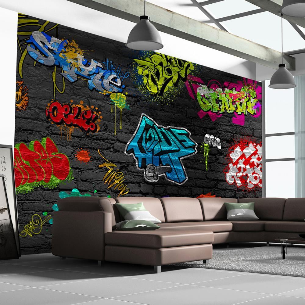 Tiptophomedecor Street Art Wallpaper Wall Mural - Graffiti Wall ...