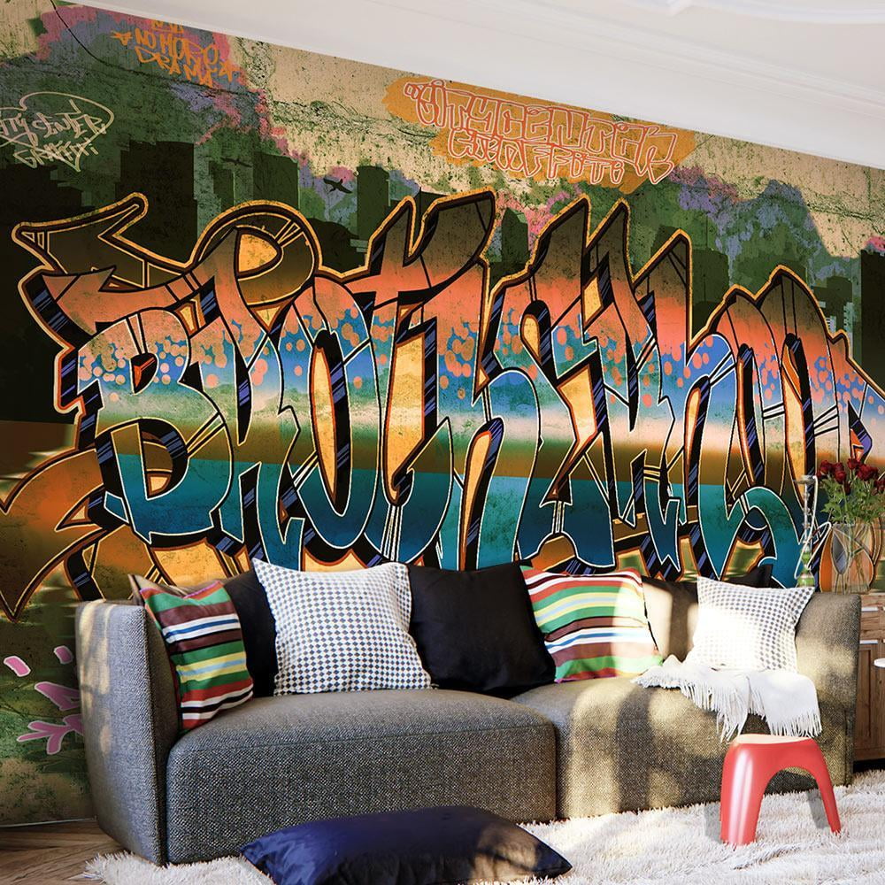 Tiptophomedecor Street Art Wallpaper Wall Mural - Street Art - Walmart.com