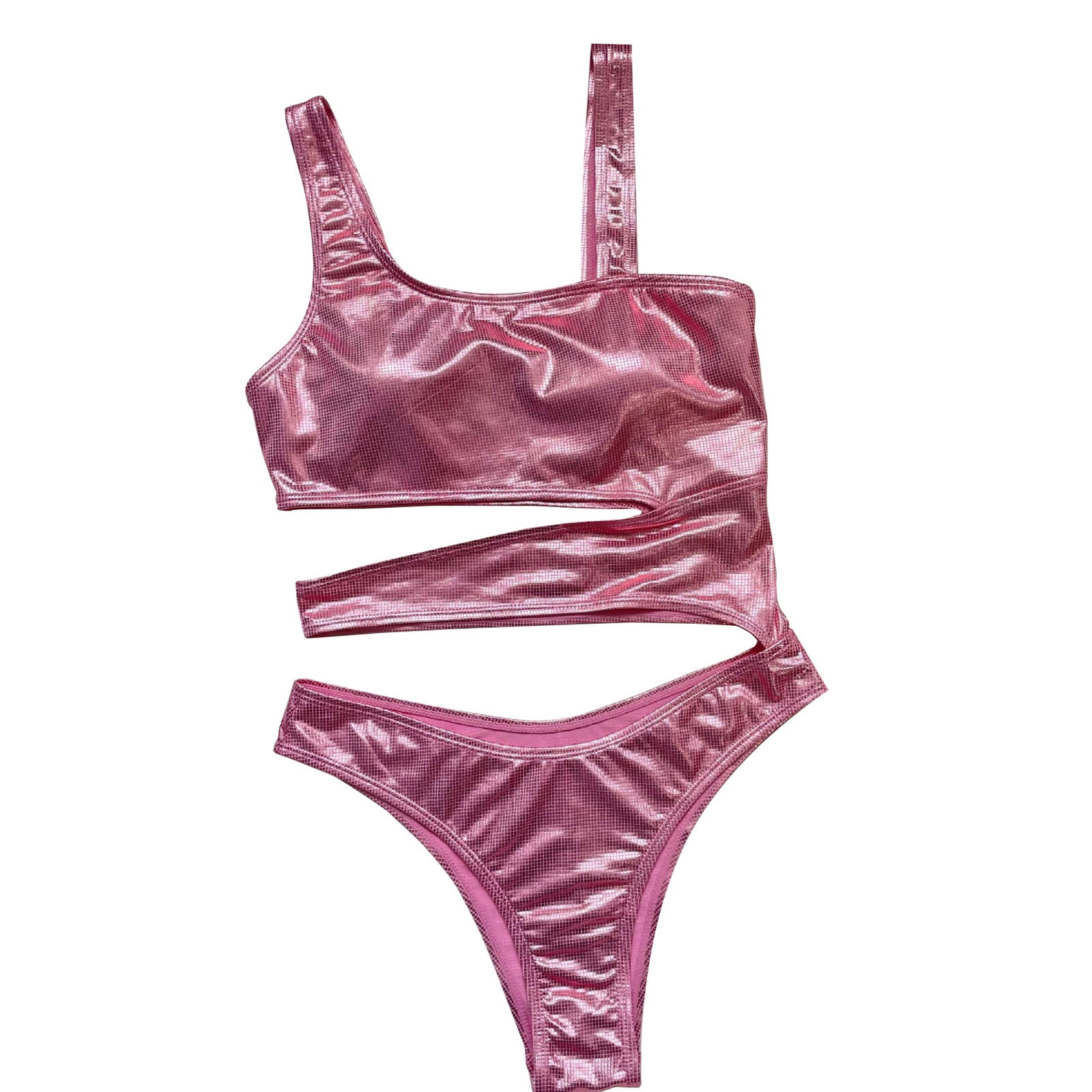 Tiqkatyck One Piece Swimsuit Women Womens Solid Color Sexy Hollowed