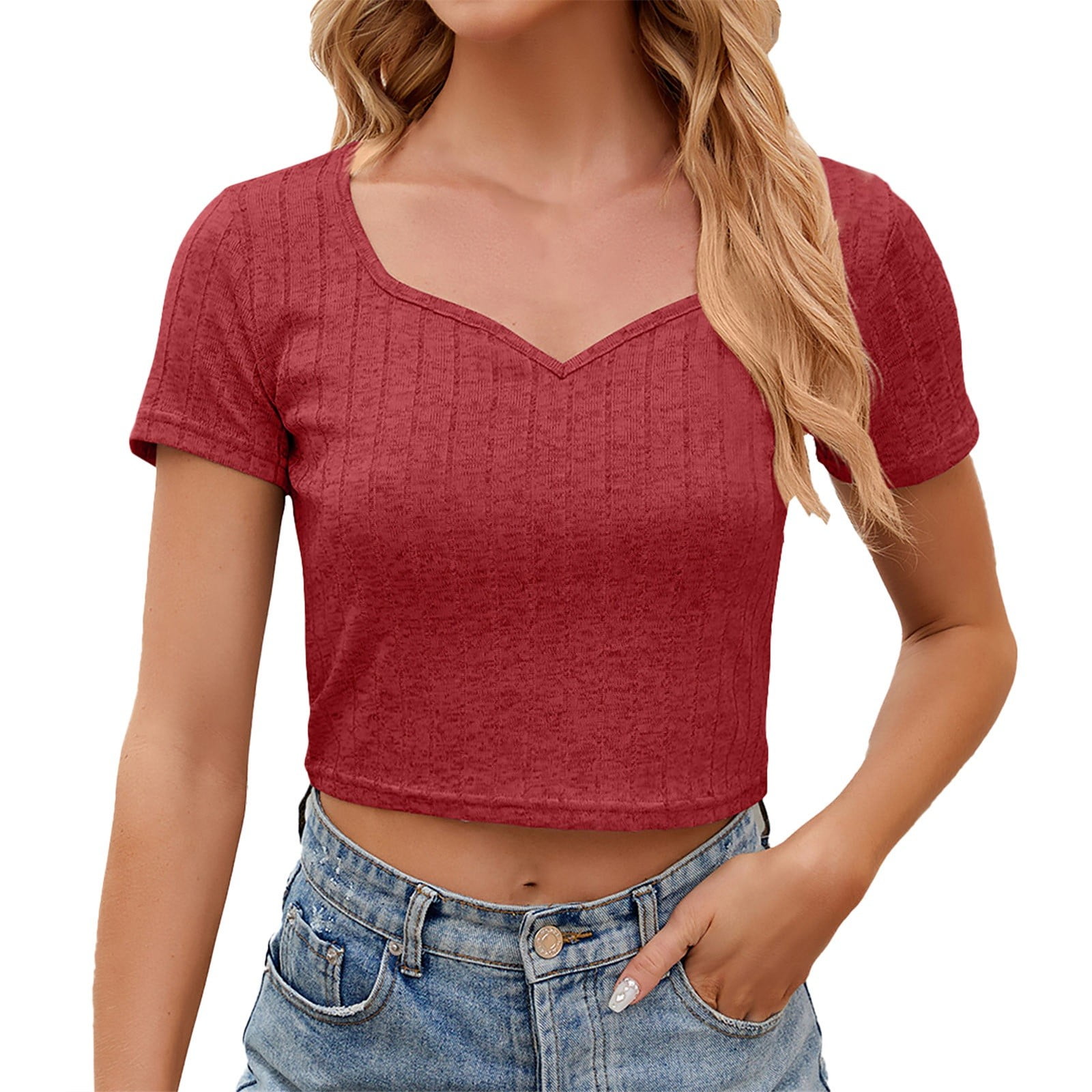 Tiqkatyck Spring Tops for Women 2024, Clearance Items, Women's Charming ...