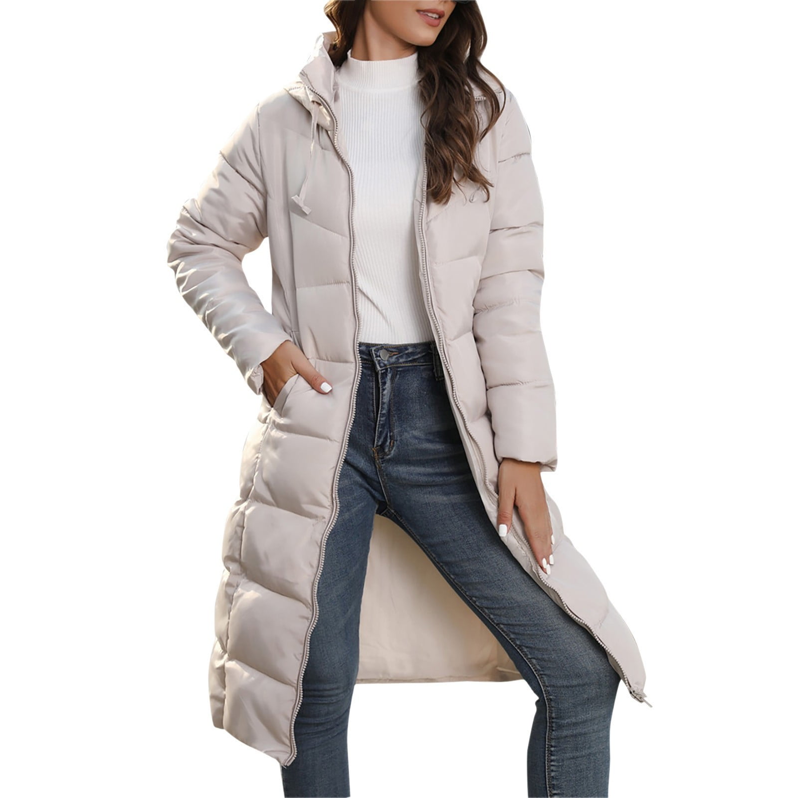 Tiqkatyck Womens Winter Coats, Women's Winter Warm Packable Down Jacket ...