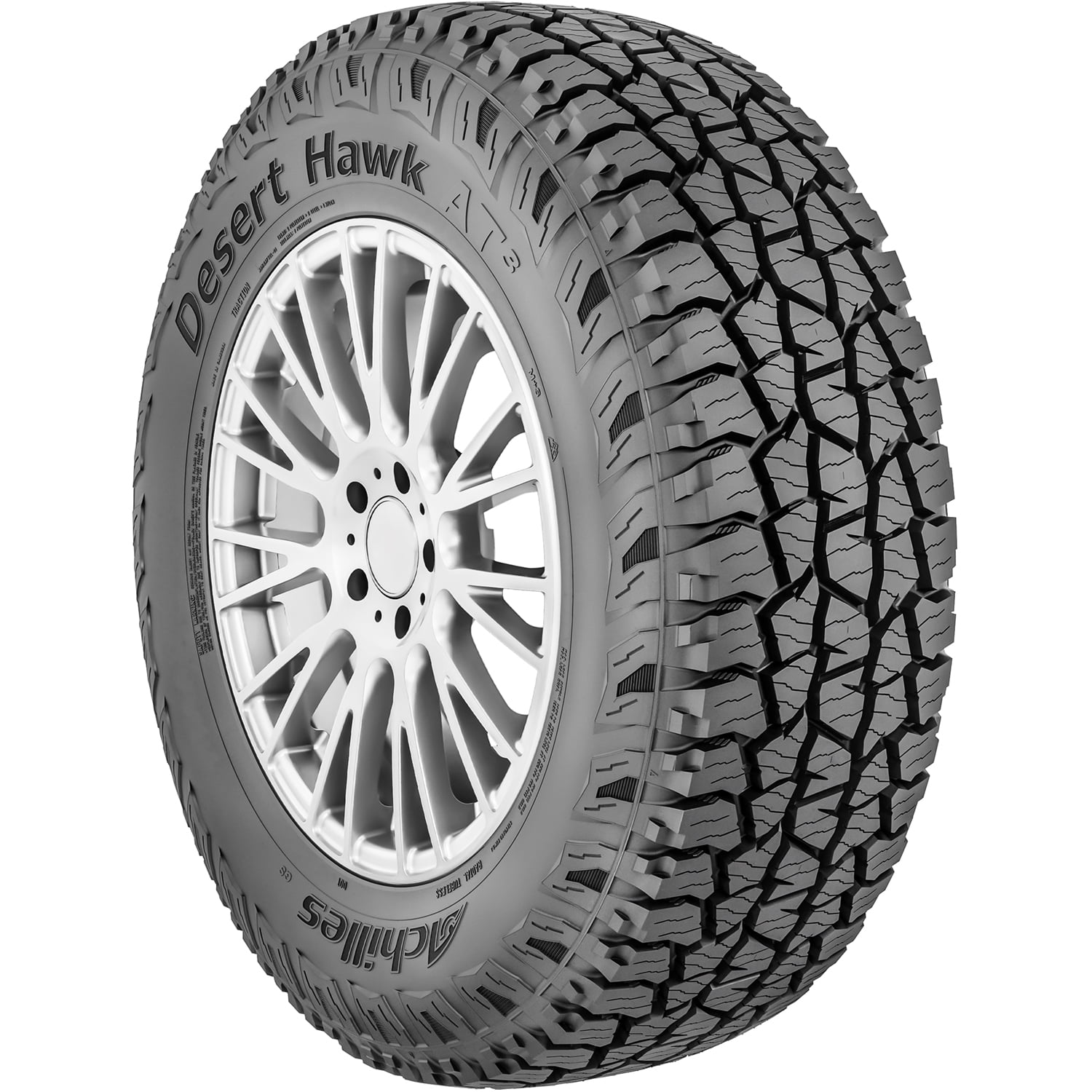 Tire Achilles Desert Hawk AT3 LT 245/75R16 Load E 10 Ply AT A/T All ...