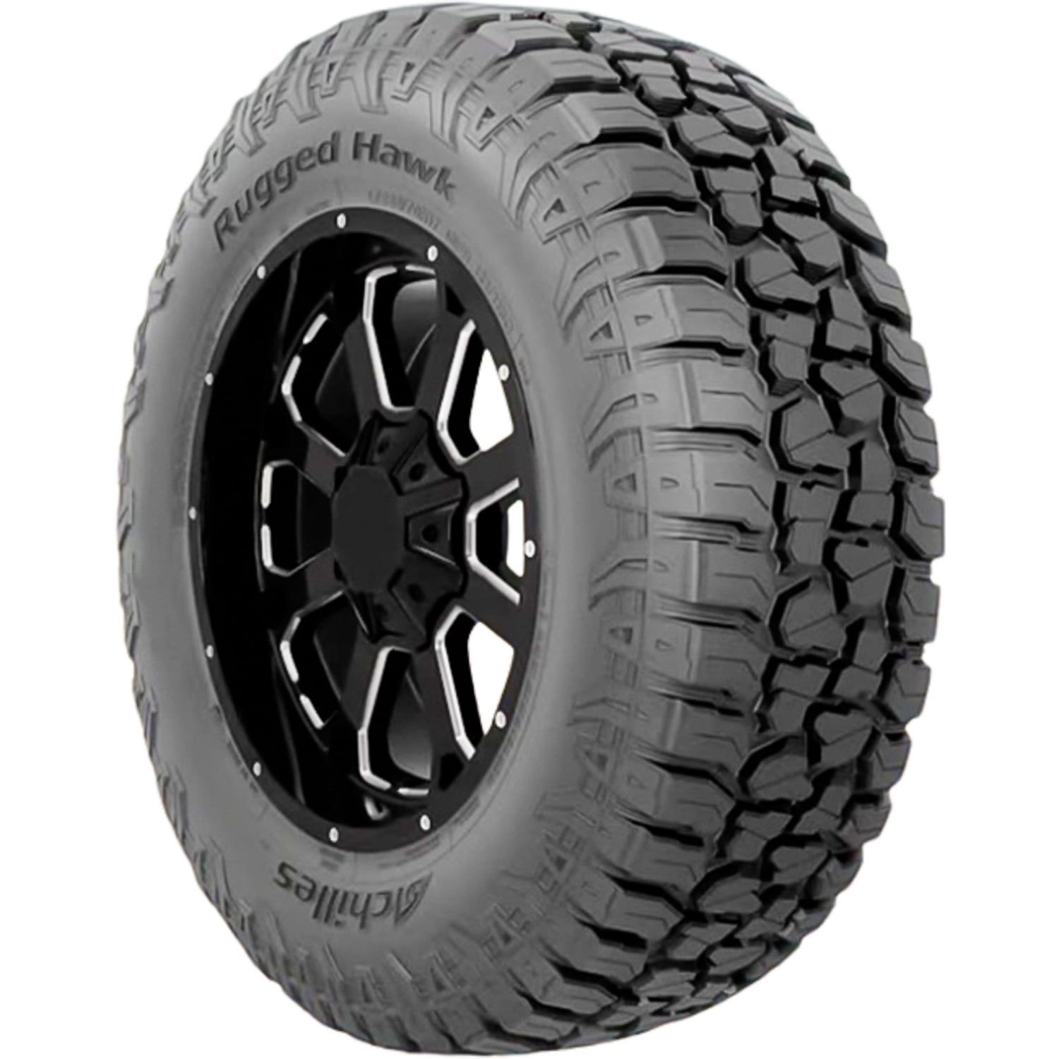 Tire Achilles Rugged Hawk LT 35X12.50R17 Load E 10 Ply RT R/T Rugged ...
