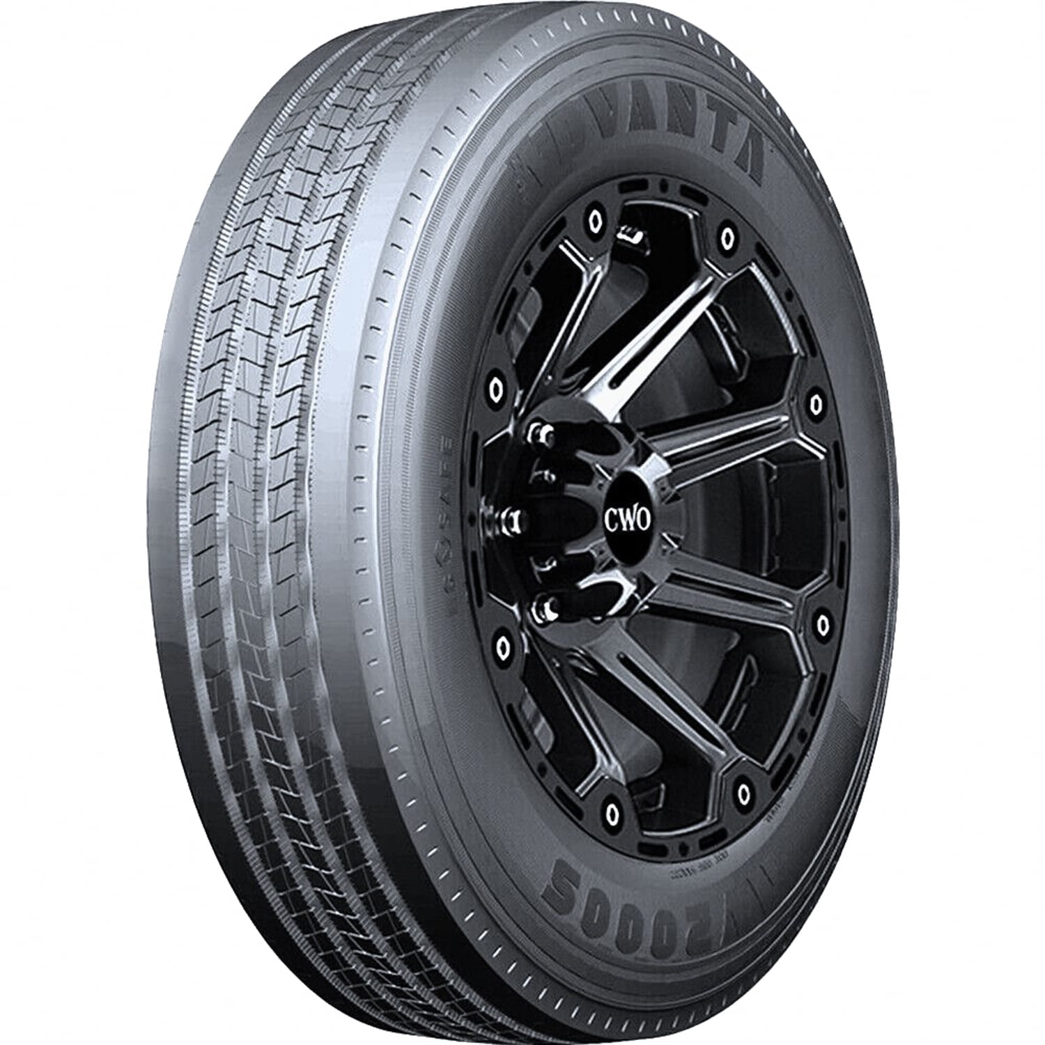 Advanta AV2000S 225/70R19.5 125/123N F 12 Ply Steer Commercial Tire ...
