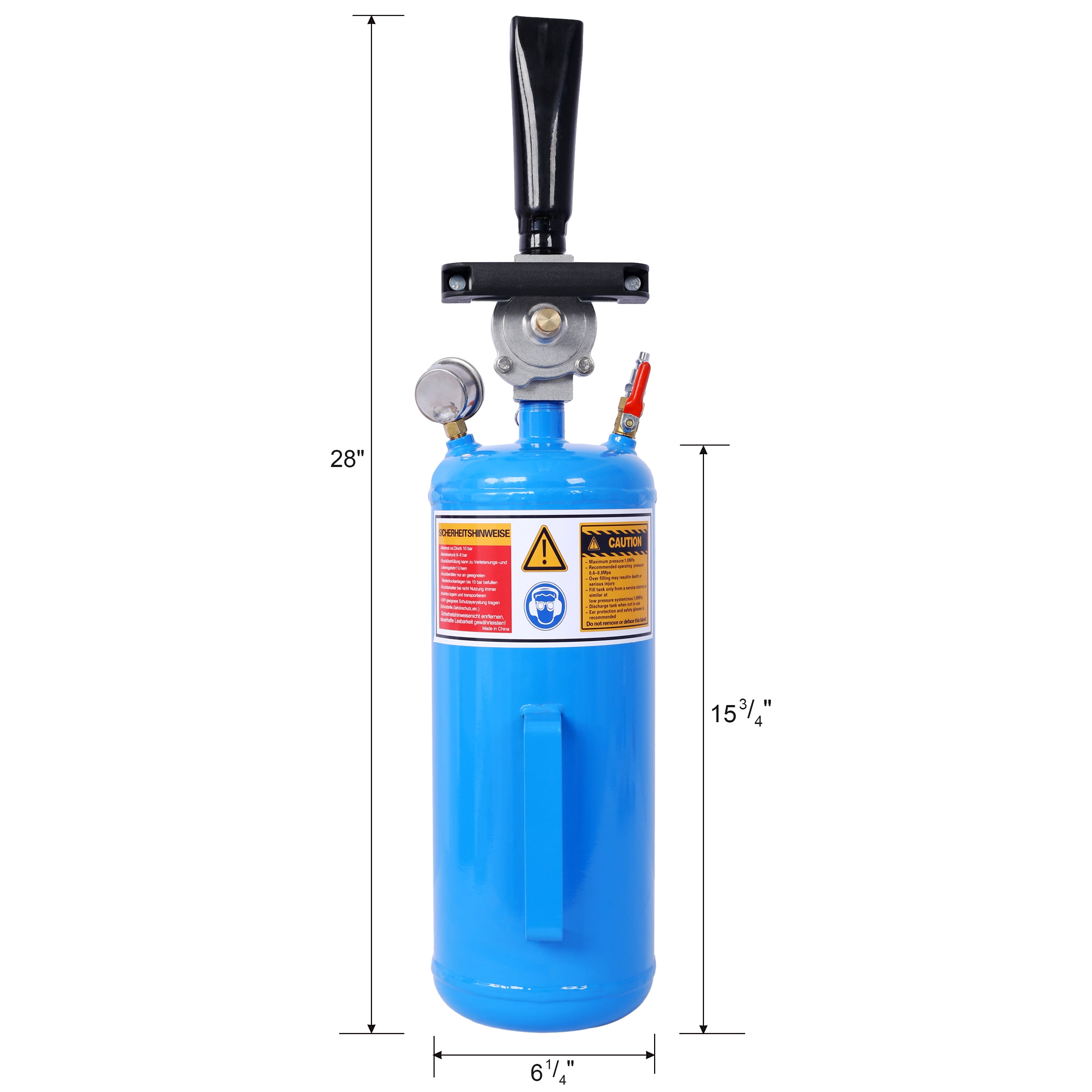 Tire Bead Seater, 1.8Gal/7L Air Tire Bead Blaster, 120 PSI Handheld ...