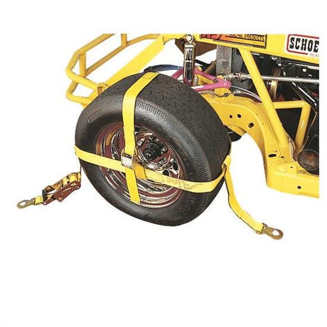 Tire Bonnet Wheel Tie Down Trailer Ratchet Strap, Blue - Walmart.com