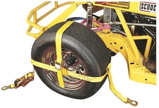 Tire Bonnet Wheel Tie Down Trailer Ratchet Strap, Blue - Walmart.com