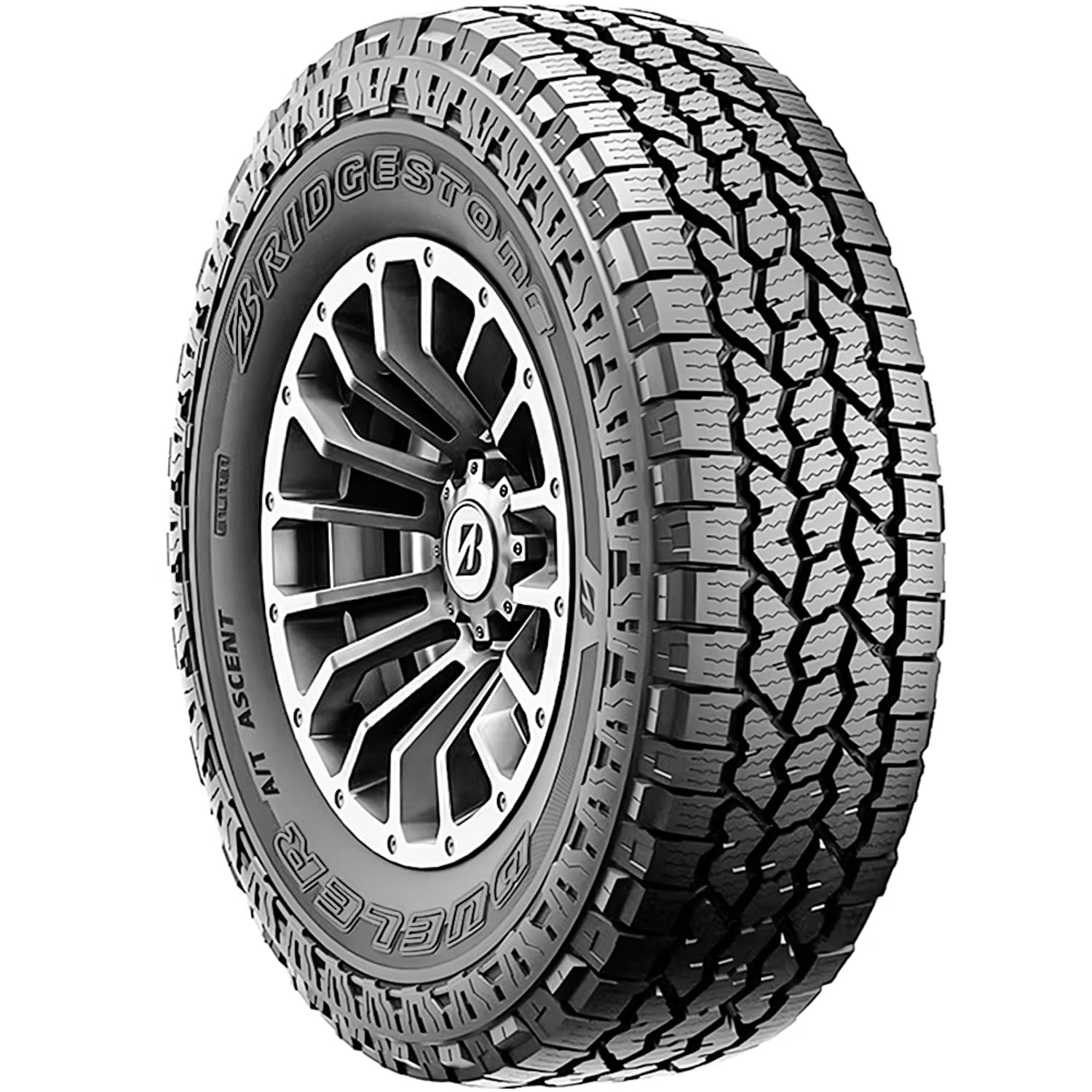 Tire Bridgestone Dueler A/T Ascent LT 285/55R20 Load E 10 Ply AT All ...