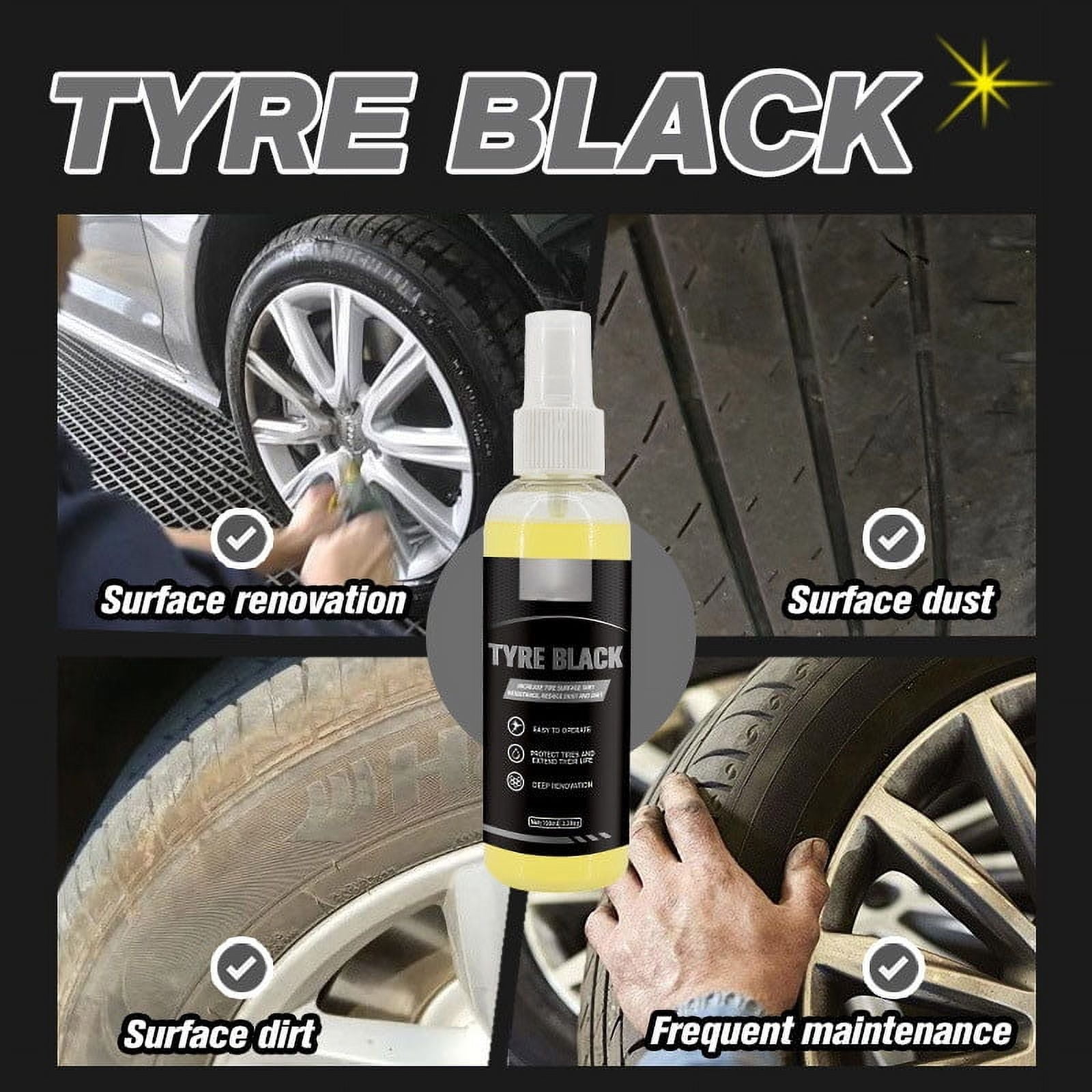 Tire Brightener, Delay Aging Treatment and Wheel Coating Protection ...