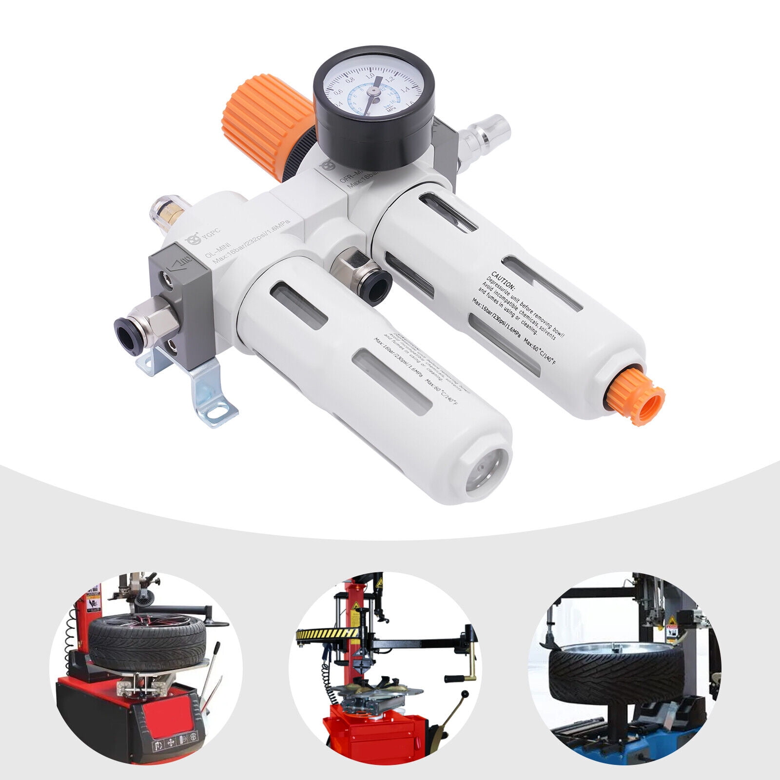 Tire Changer Air Pressor Oil Water Regulator Separator Fits Eagle ...