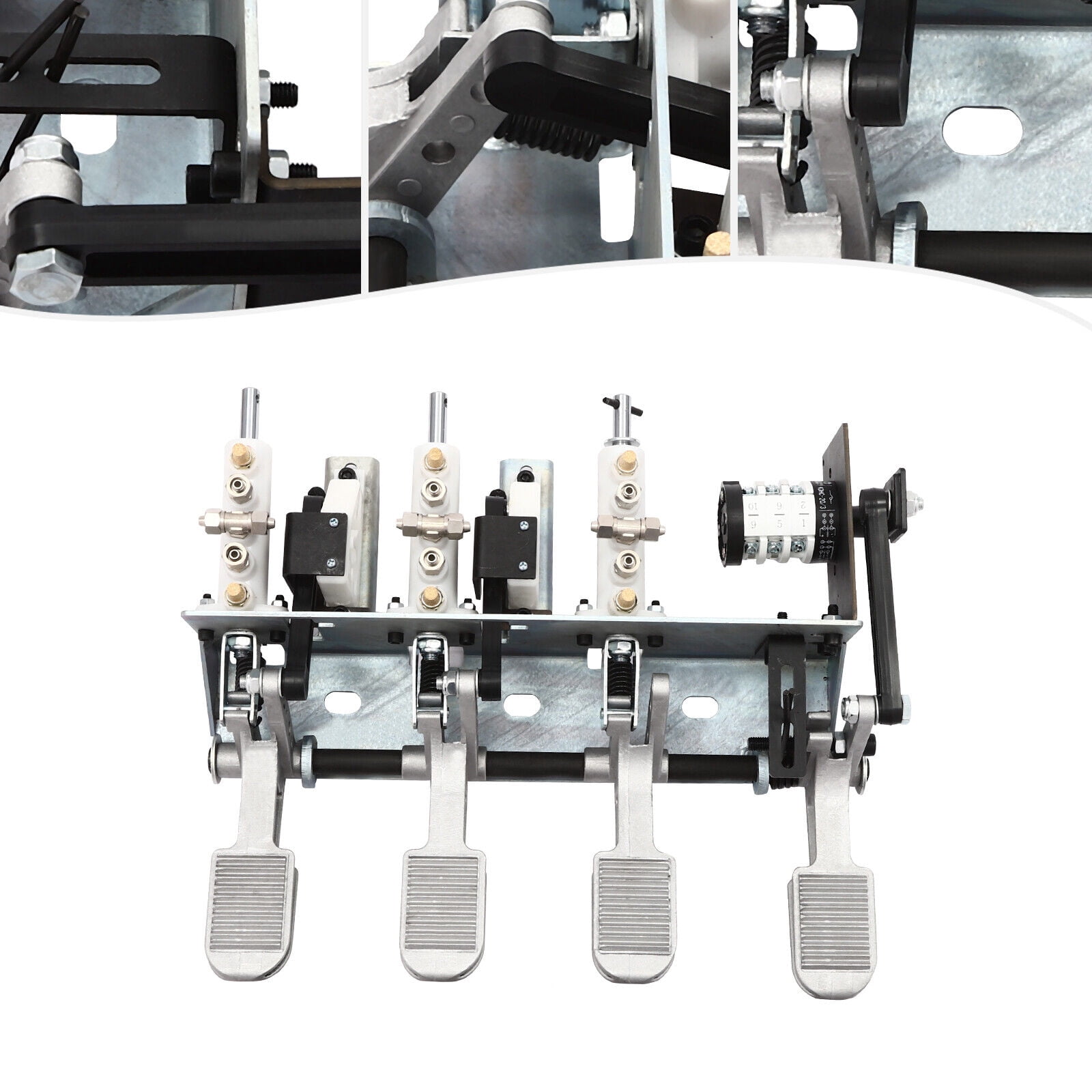 Tire Changer Machine 4-Pedal Aluminum Frame Air Control Valve Foot ...