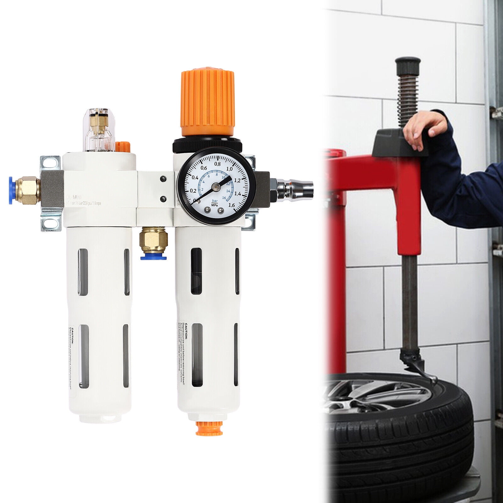 Tire Changer Machine Part Air Pressor Oil Water Separator Regulator ...