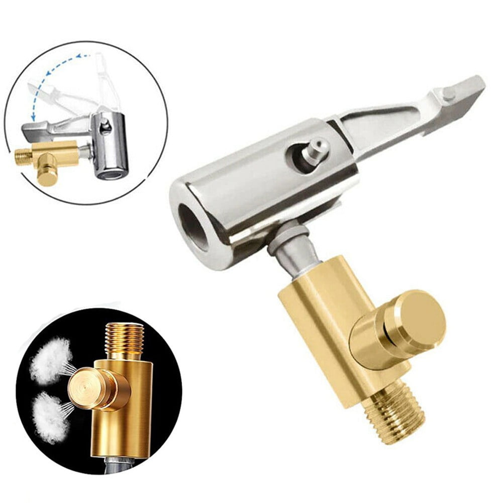 Tire Chuck Valve Clip Air Tools Air Tire Brass Car Chuck Inflator Pump ...
